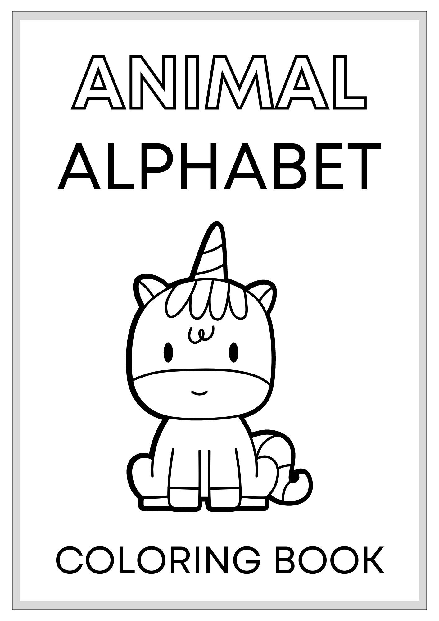 Animal Alphabet Coloring Pages And Tracing [2025]