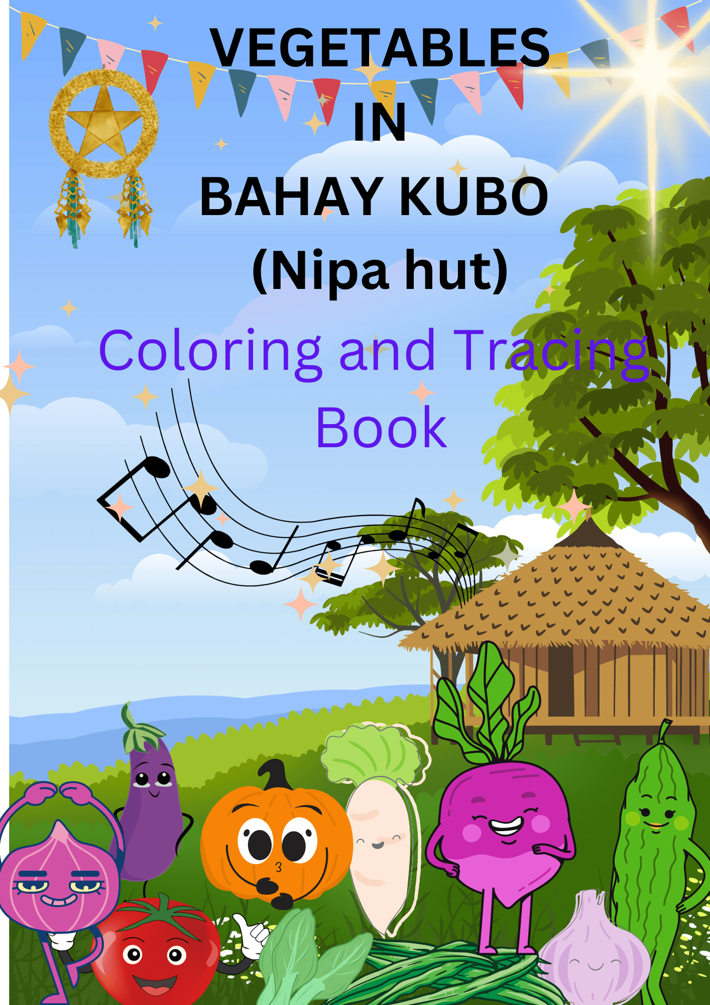 Bahay Kubo Vegetables Coloring Bahay Kubo Coloring Book By