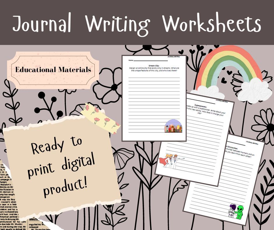 Writing Worksheets 4th Grade