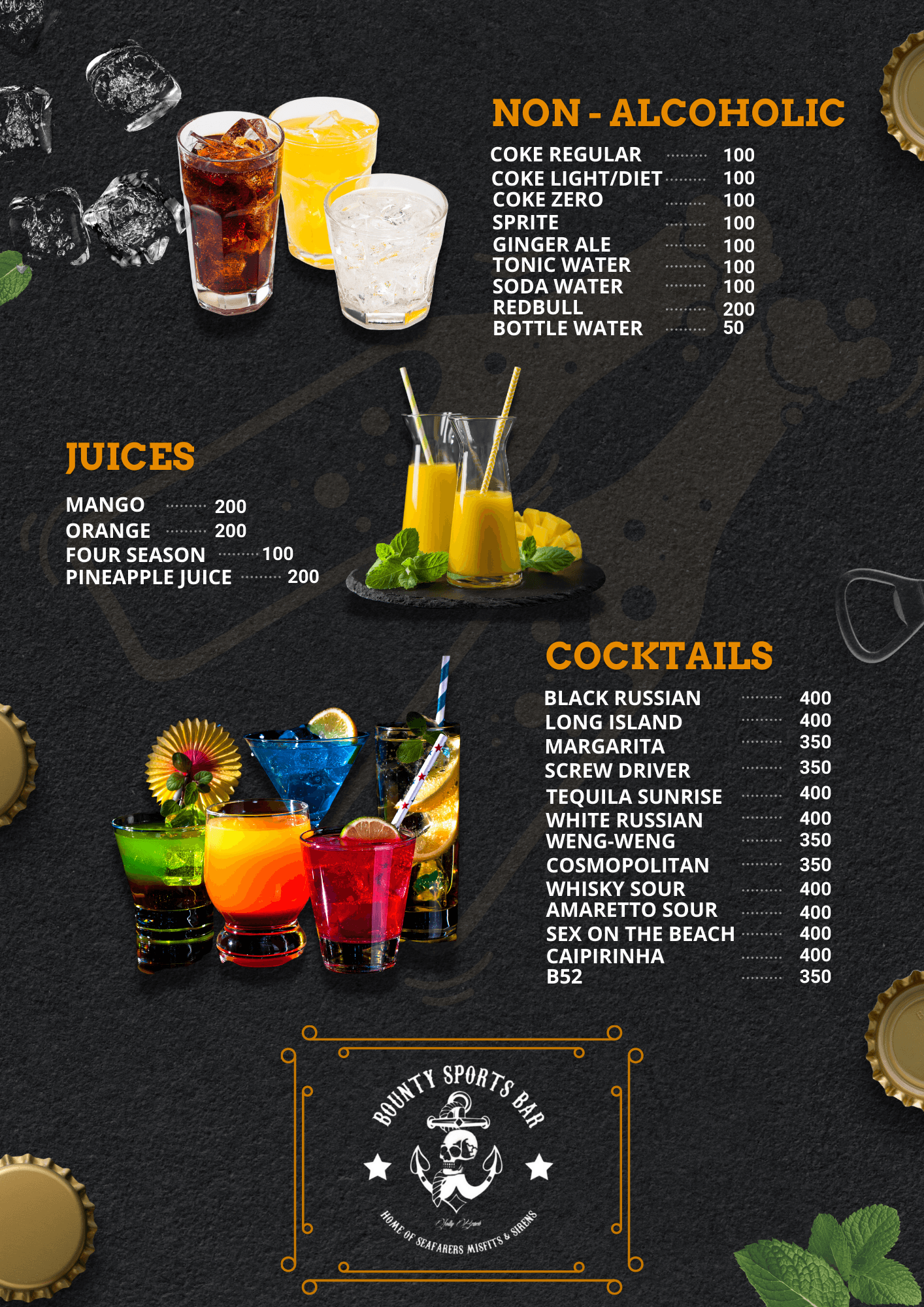 Food Drinks Menu by kristelbulabos69 Raket.PH