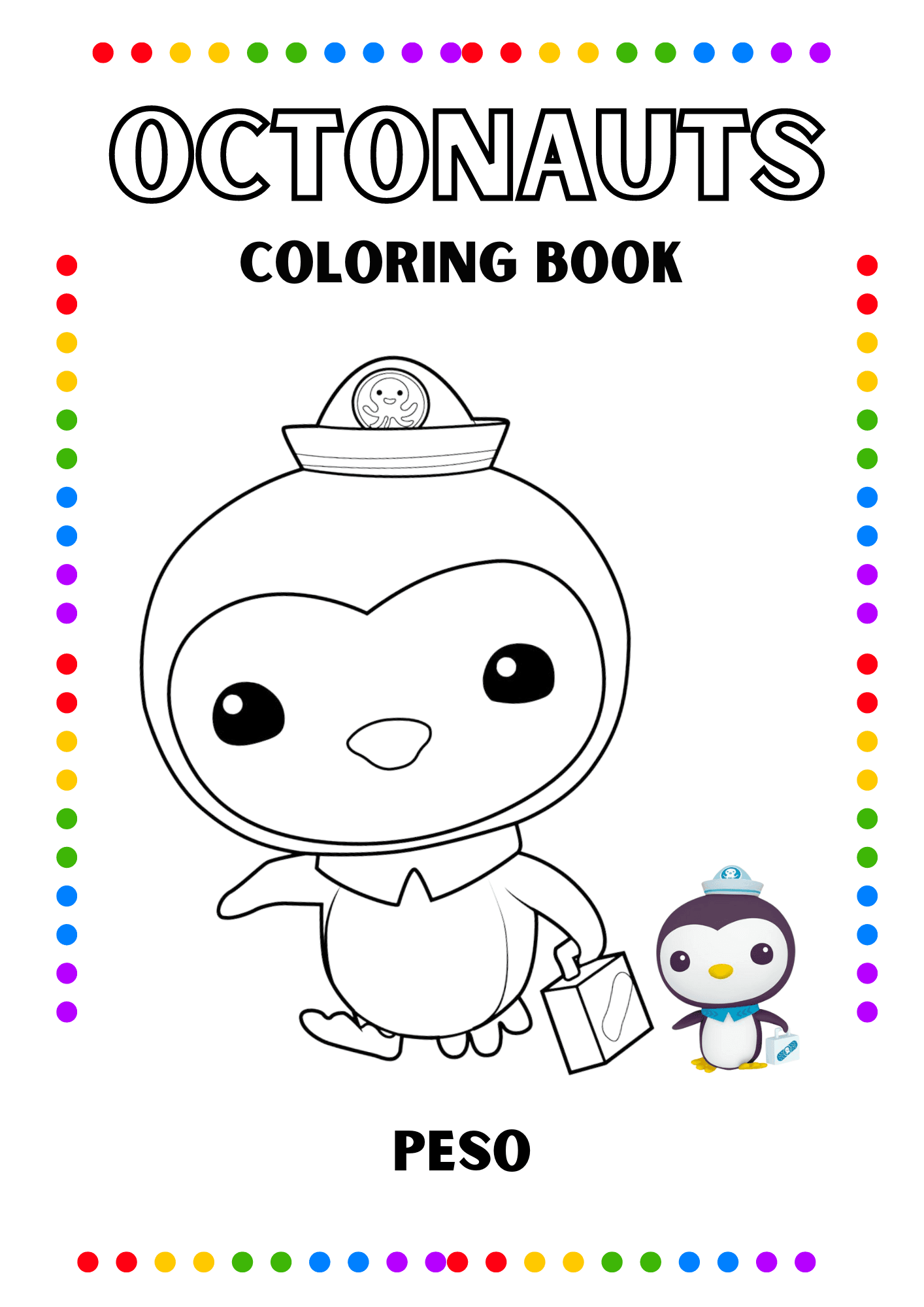 octonauts coloring pages pesos