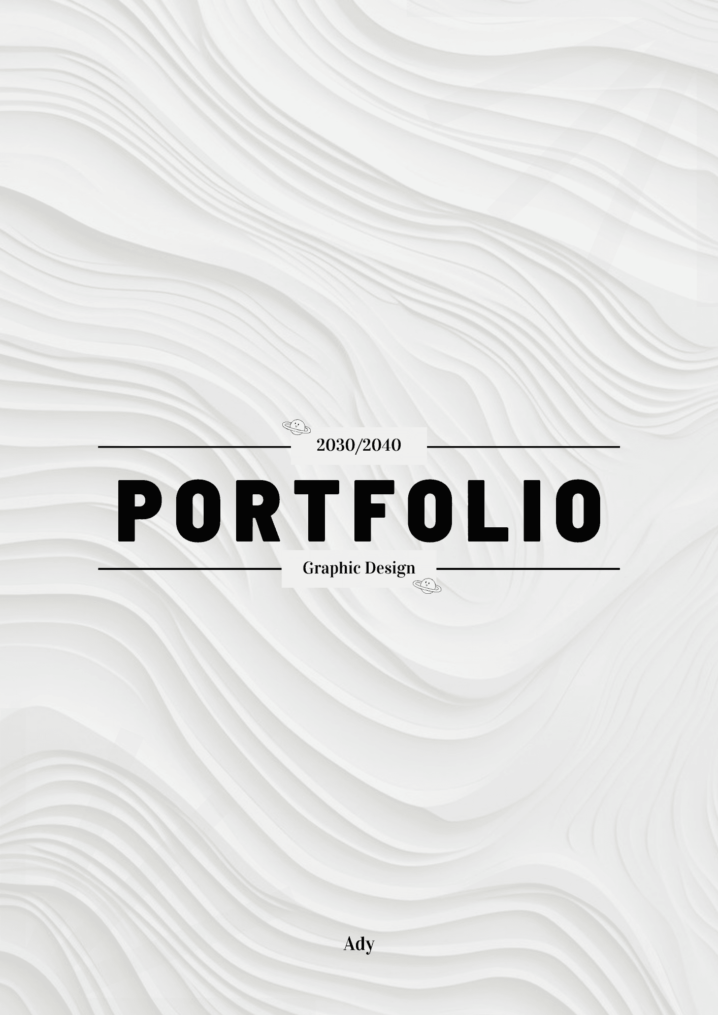 Art Portfolio Cover Page Project Front Page Designs FREE Download | MS