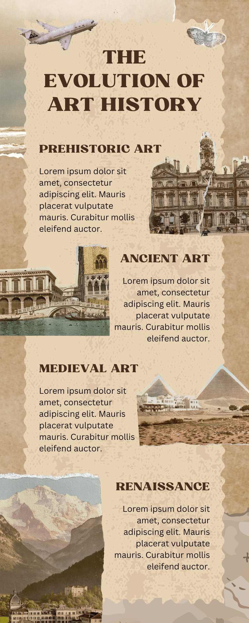 Infographic Art History Innovative Classics: New Art Collages