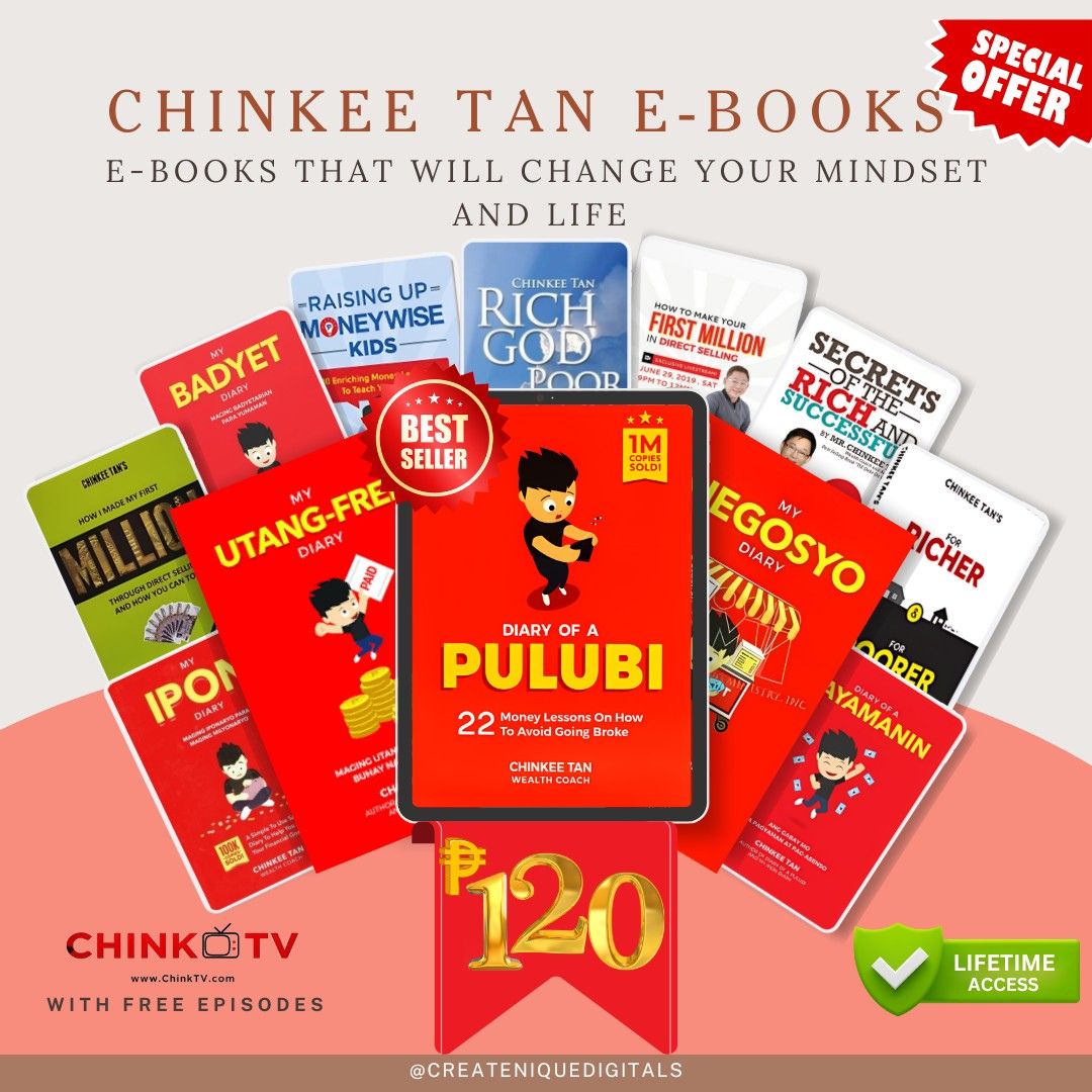 Chinkee Tan Books Chinkee Tan Book & Budget Organizer Bundle | Shopee