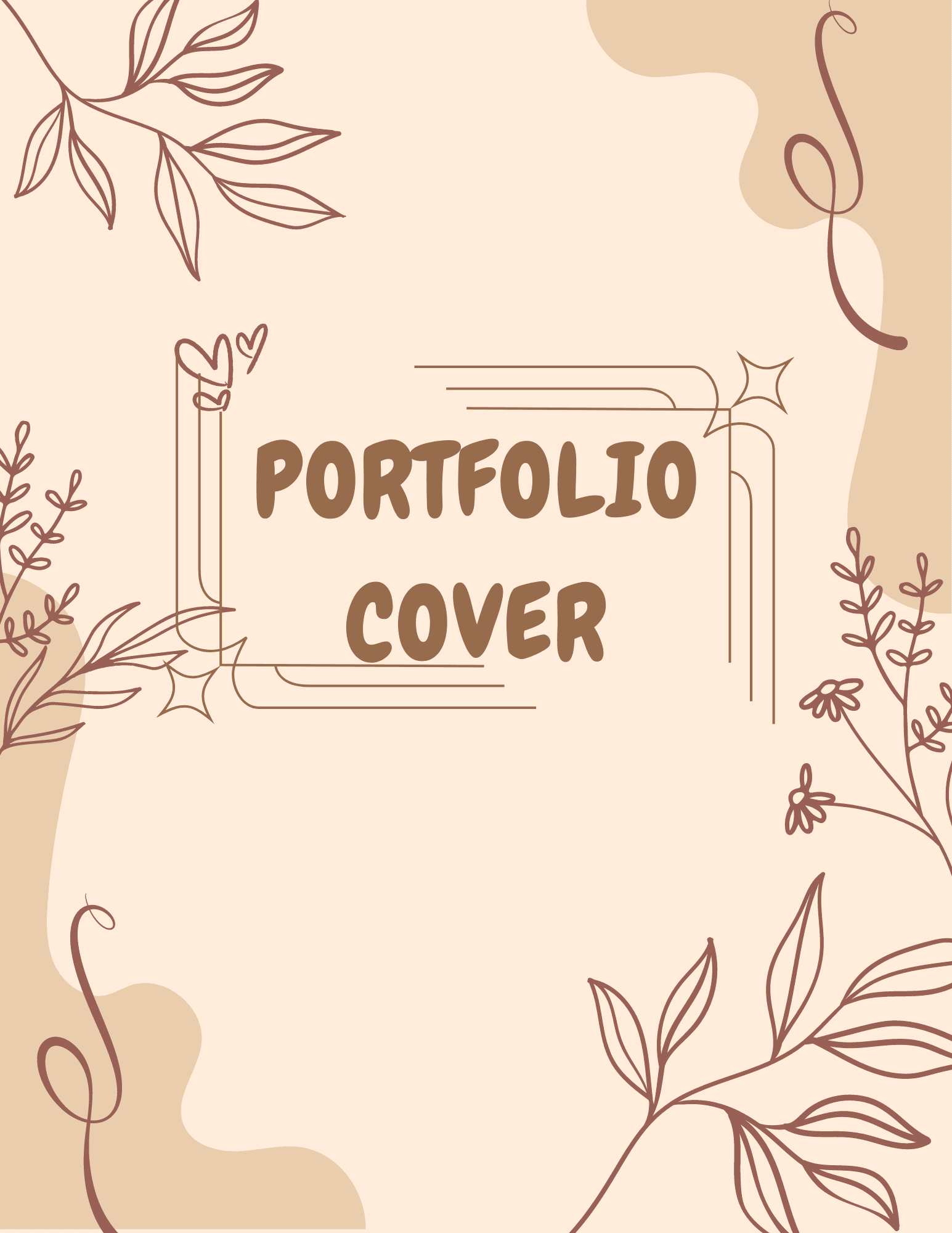 portfolio folder design template