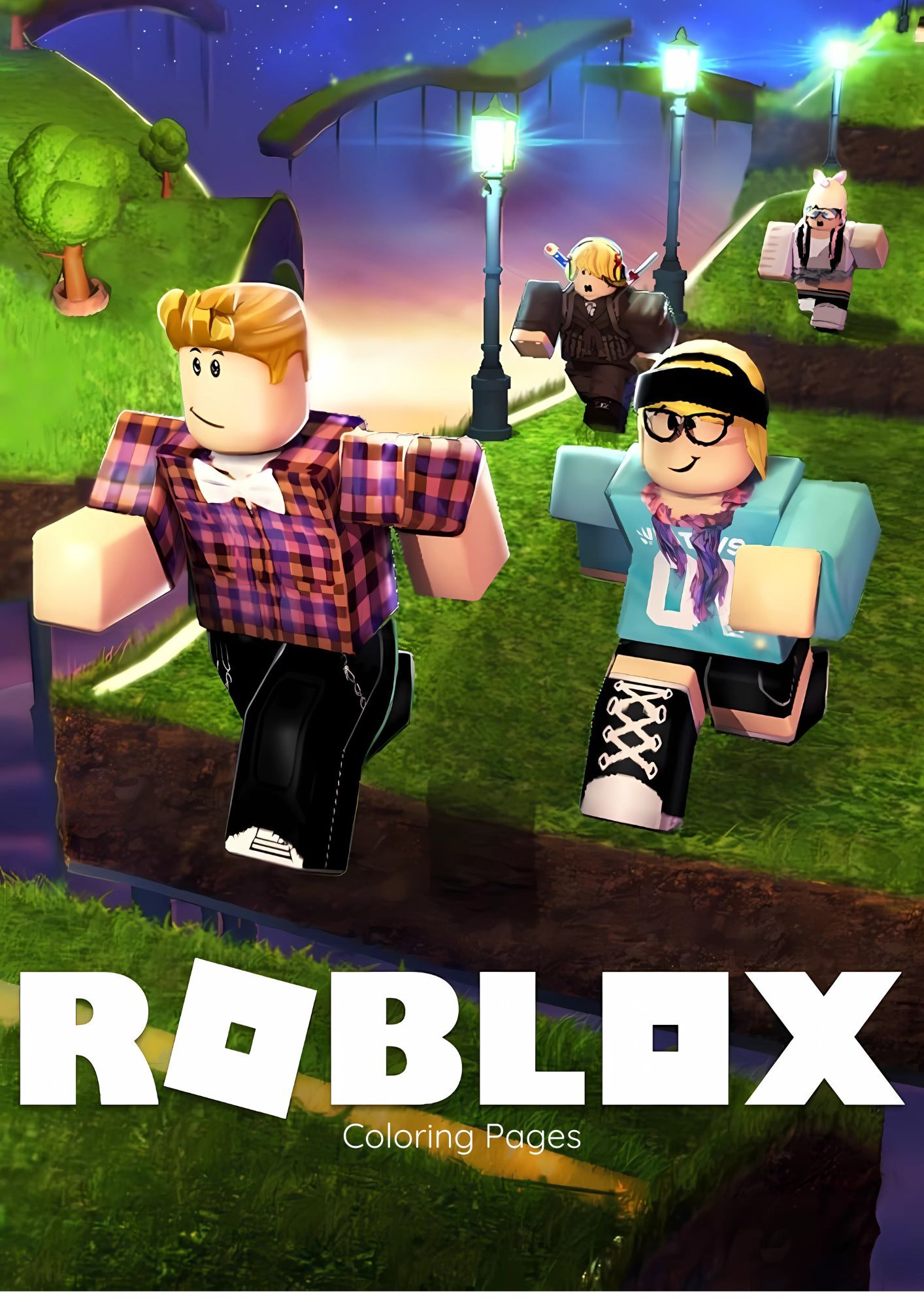 Roblox Cartoon Coloring Page Image Credit Roblox Cartoon