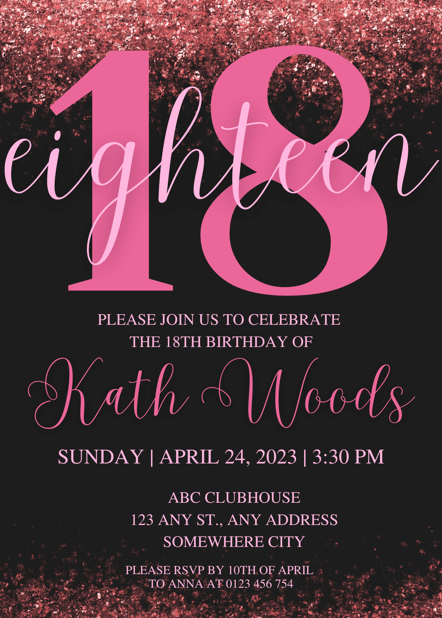 18th Birthday Party Invitation Quotes