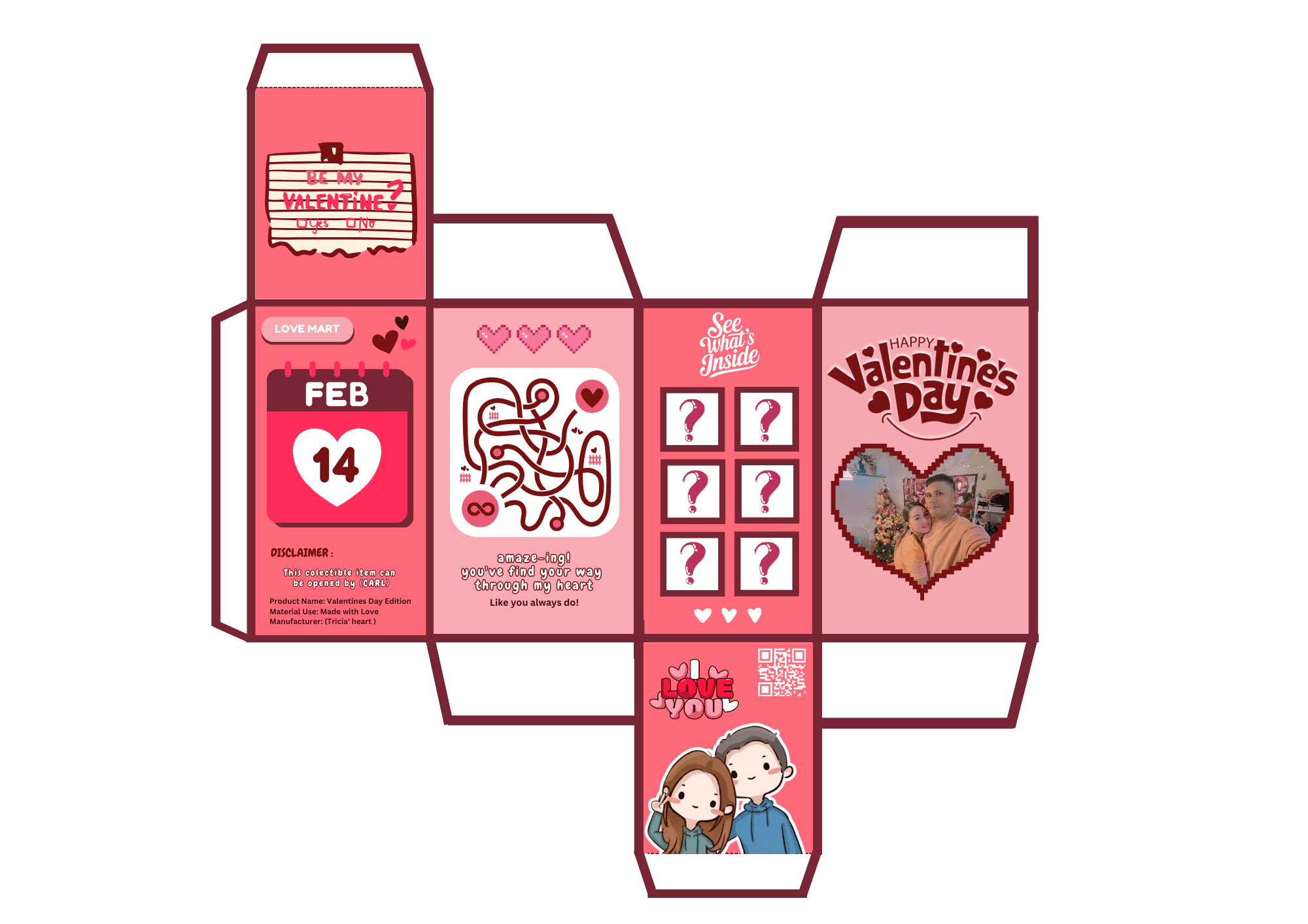 Valentine Box Templates