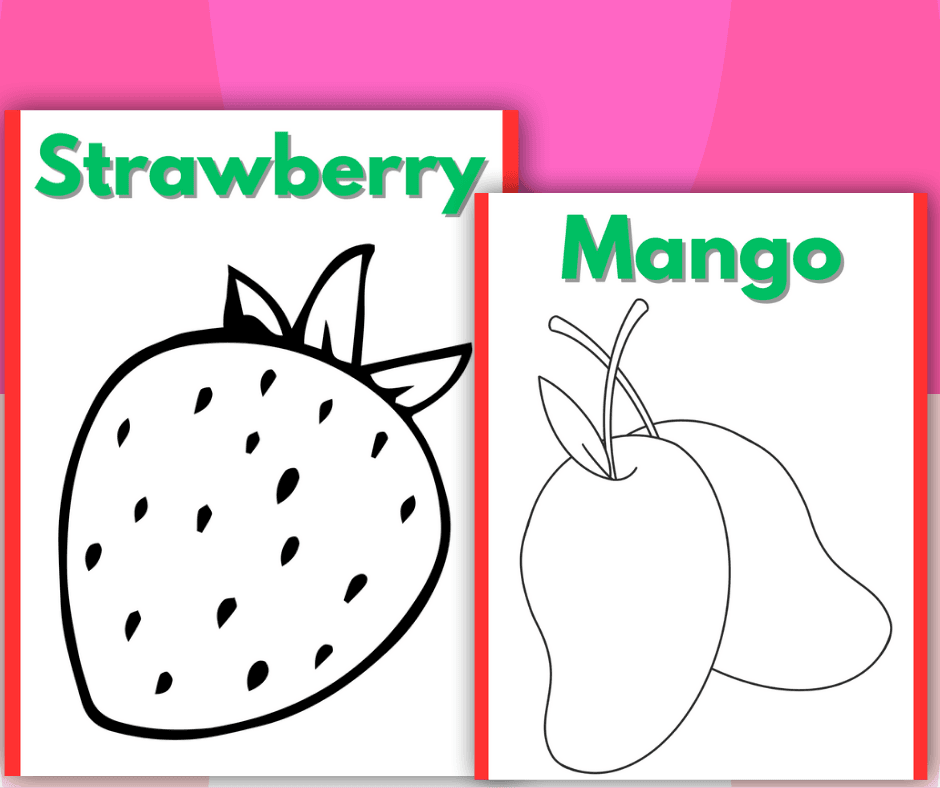 mango coloring book
