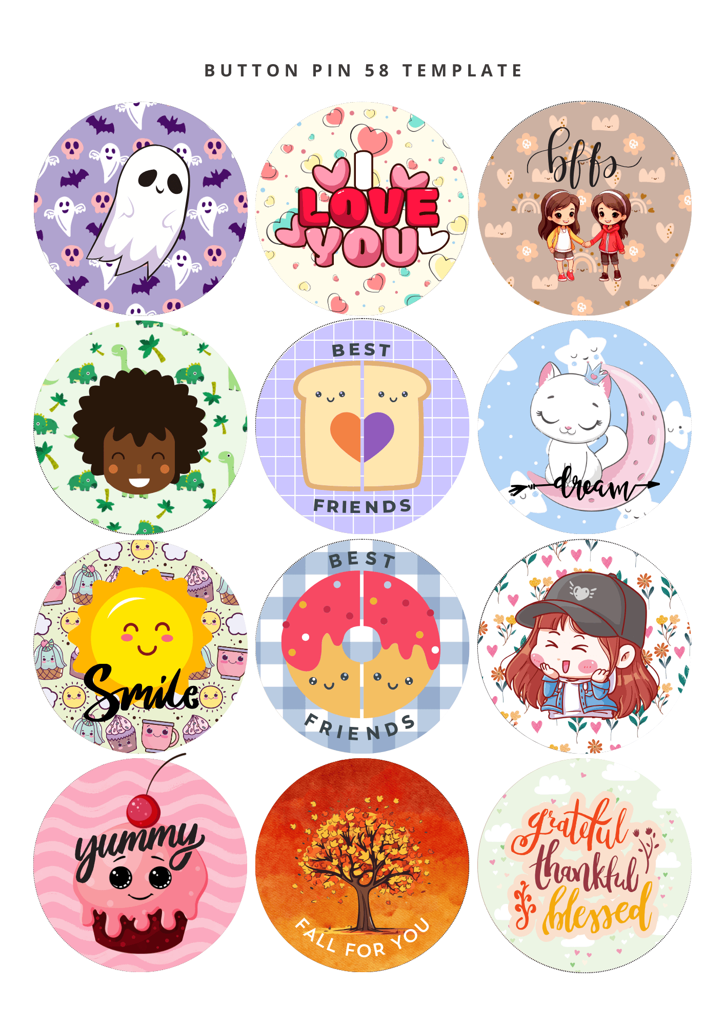 Cute As A Button Printable Latika Body Essentials: DIY "Cute As A