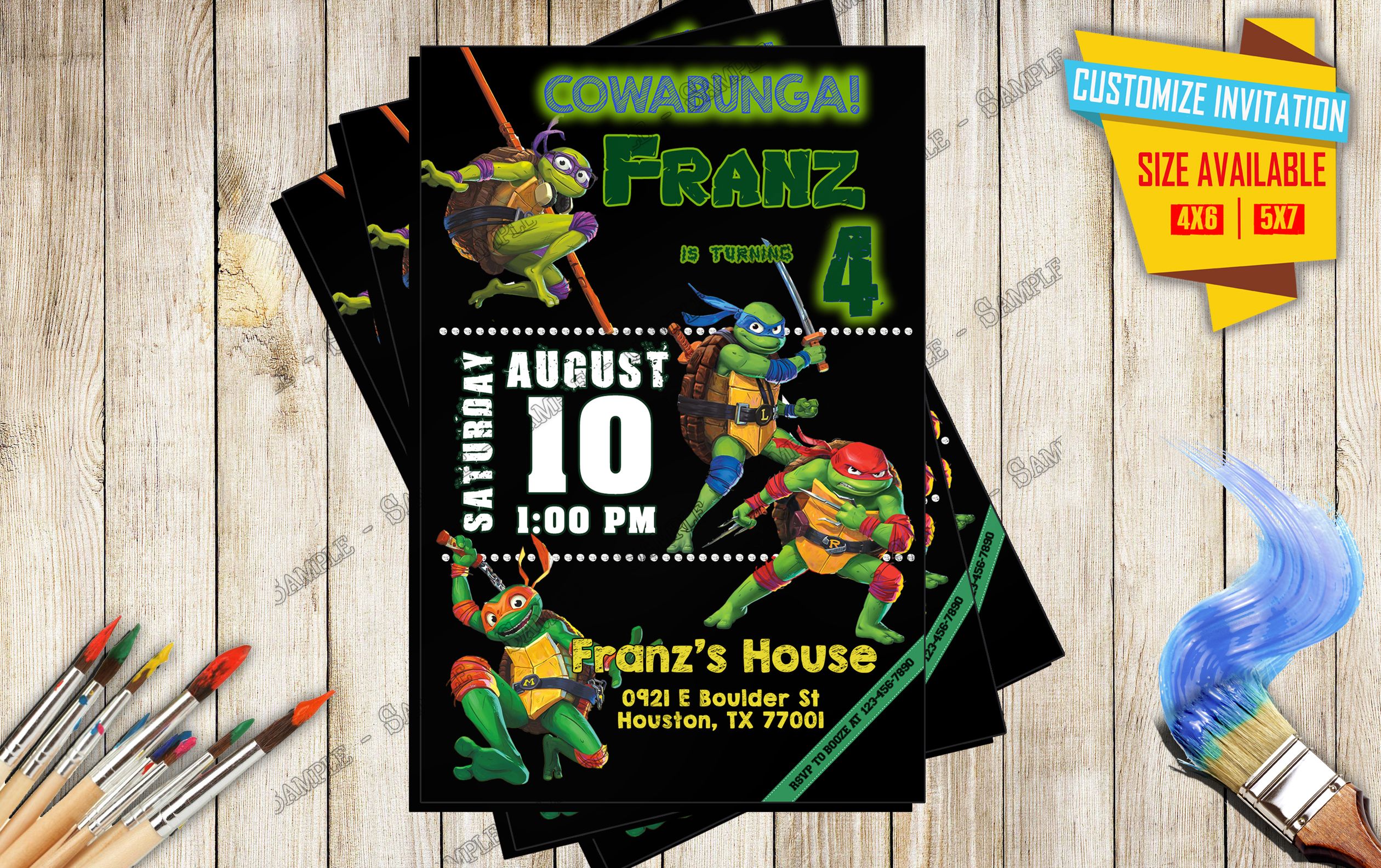 Turtle Invitation Wording Lime Turtle Baby Shower Invitations Boy