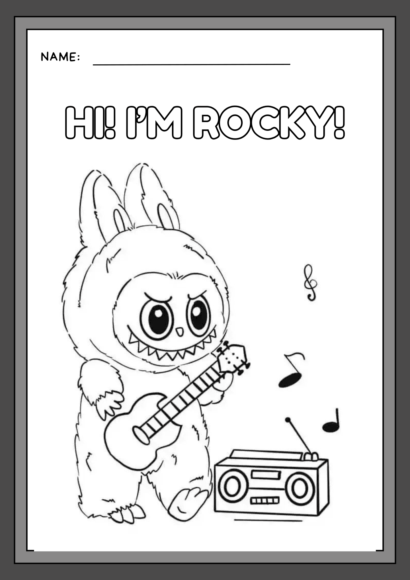 combo panda coloring pages printable