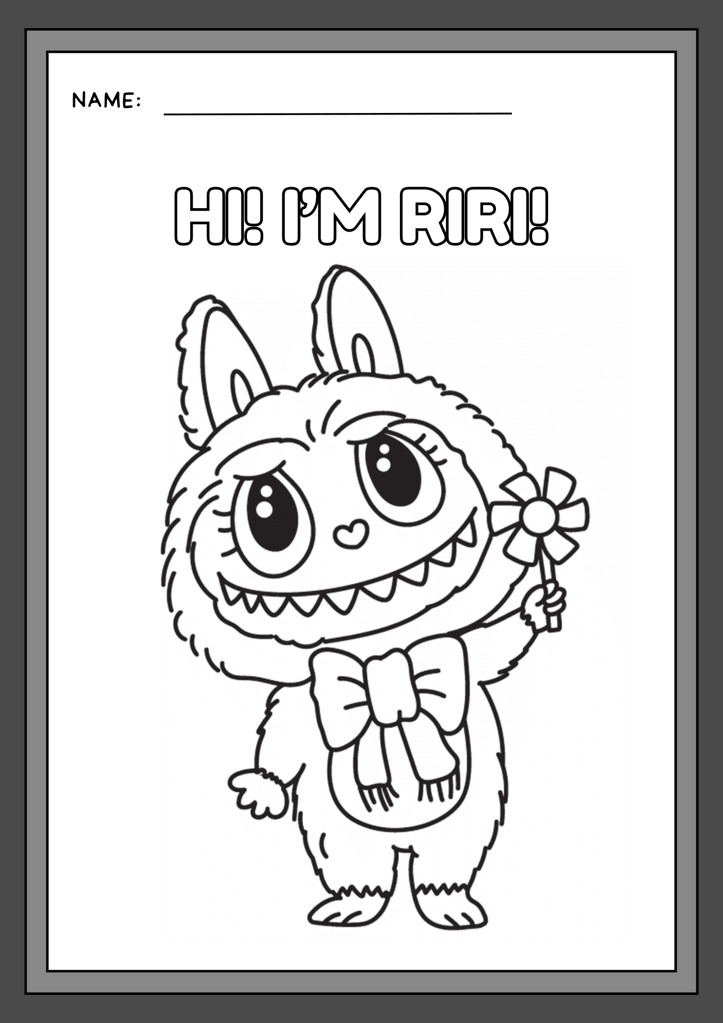 hi 5 coloring pages