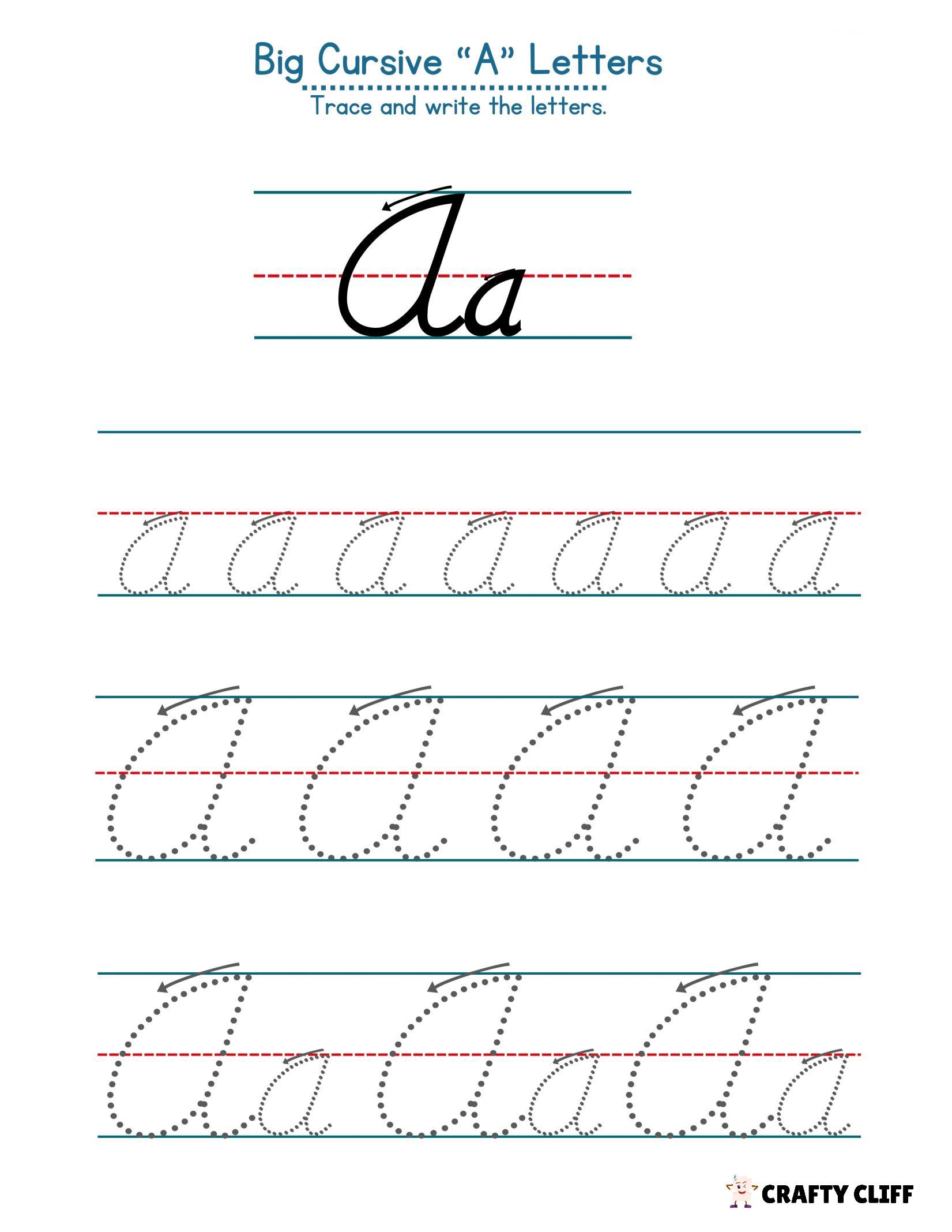Cursive Letters Writing Practice - Infoupdate.org
