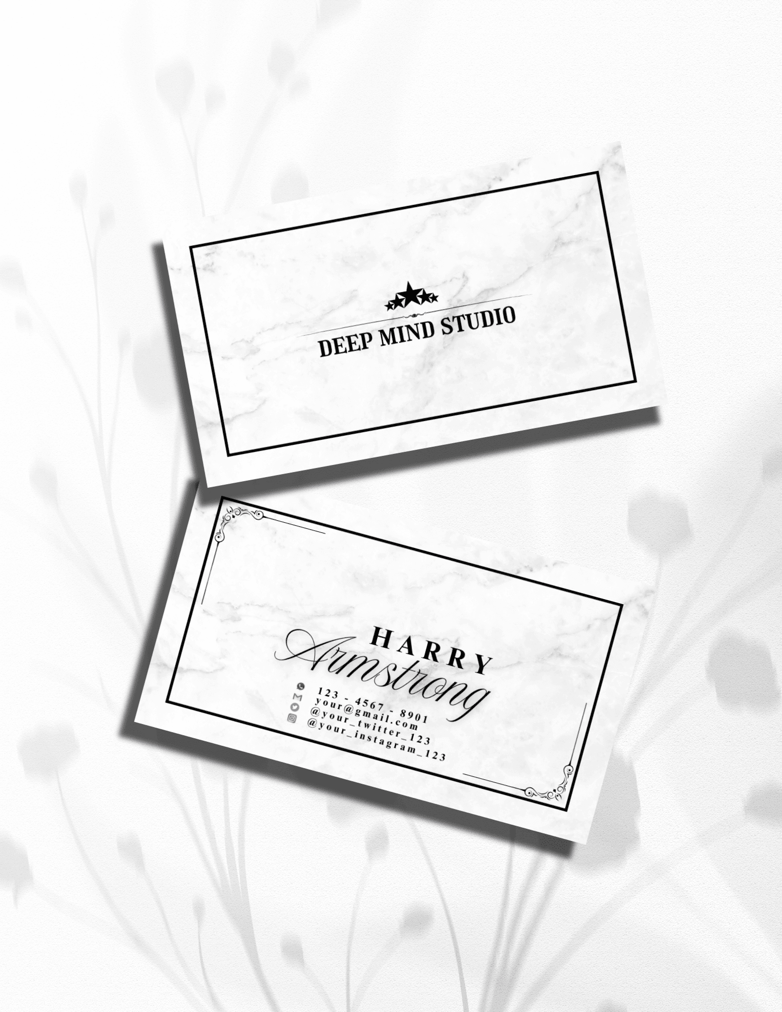 Personal Calling Cards Templates Editable Modern Company Business Card