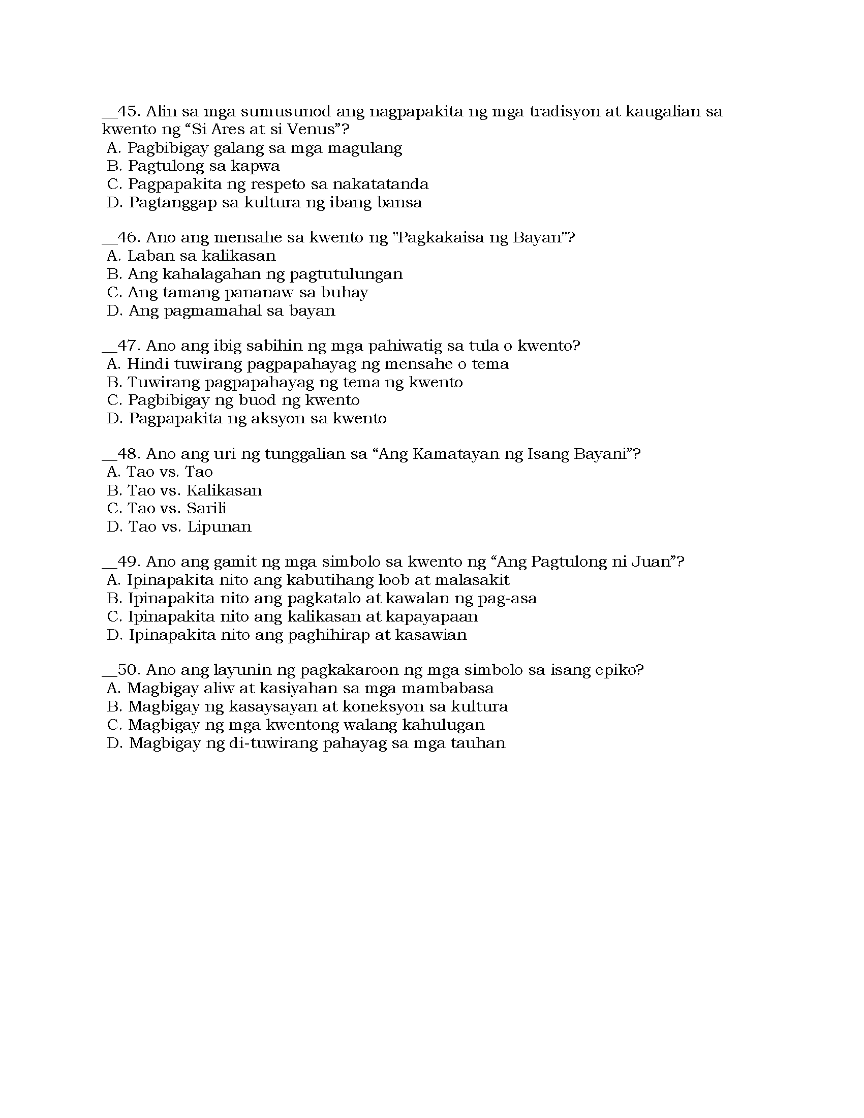 Magbigay Ng Tula DLP: FILIPINO GRADE 8, Quarter 2