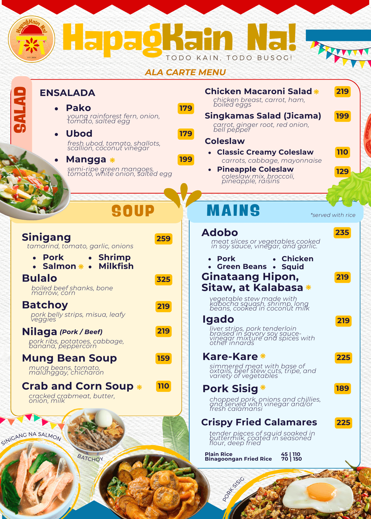 Filipino Food Menu Ajinomoto | Filipino Food Trip With A Twist