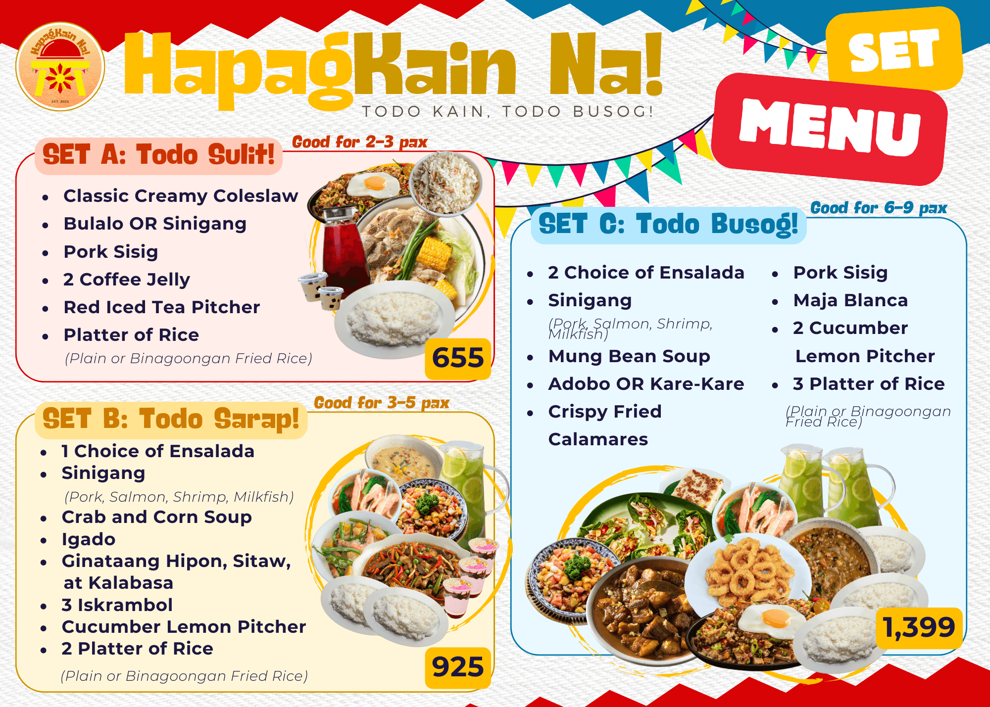 Simple Filipino Menu For Lunch Menu - Infoupdate.org