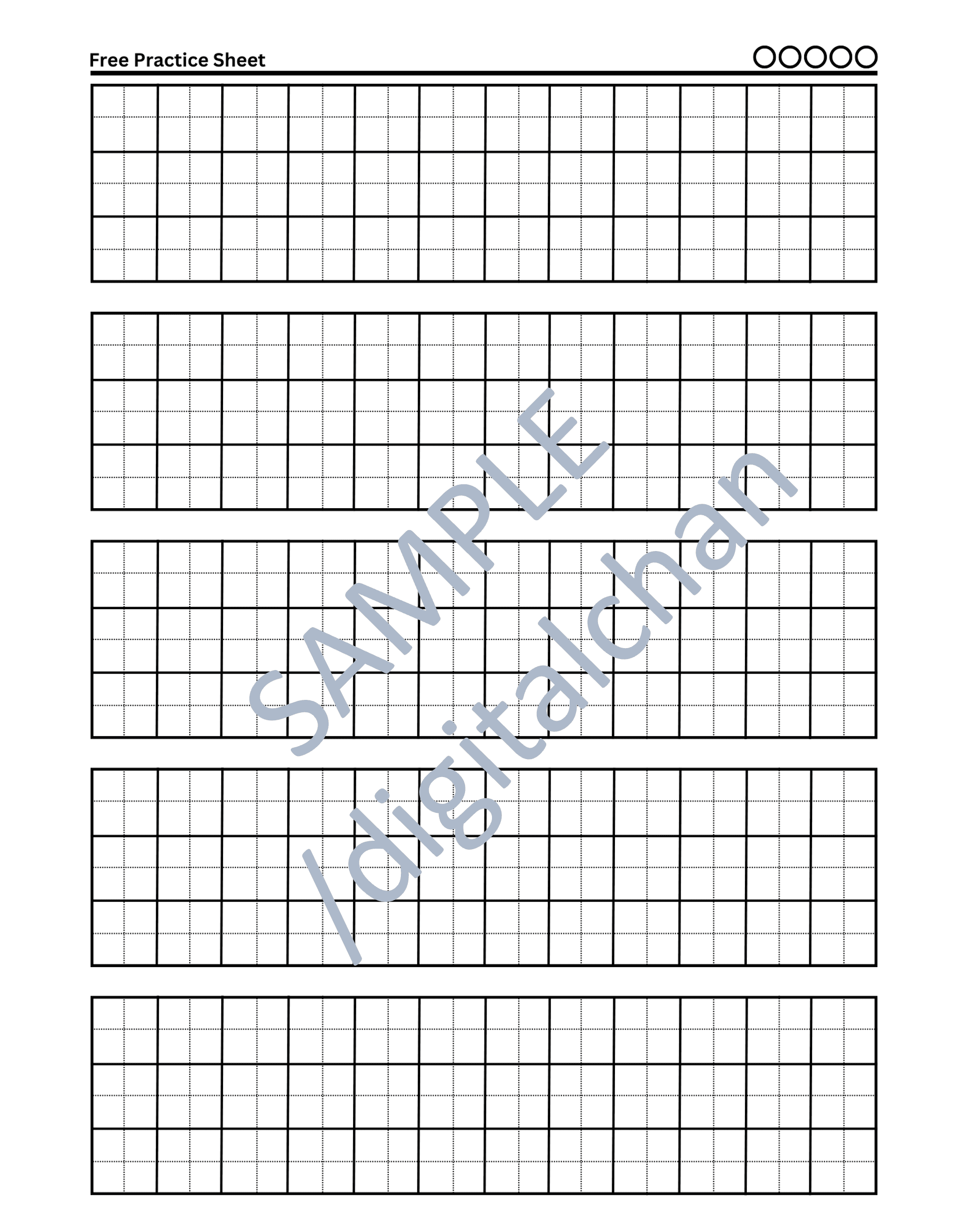 Hiragana Practice Chart Printable Hiragana Hiragana Chart Printable