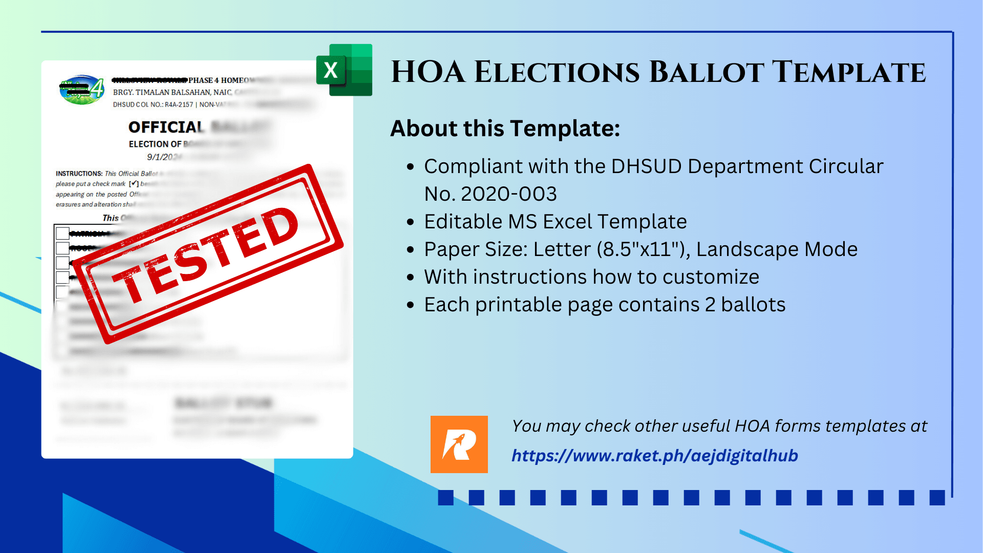Hoa Voting Form