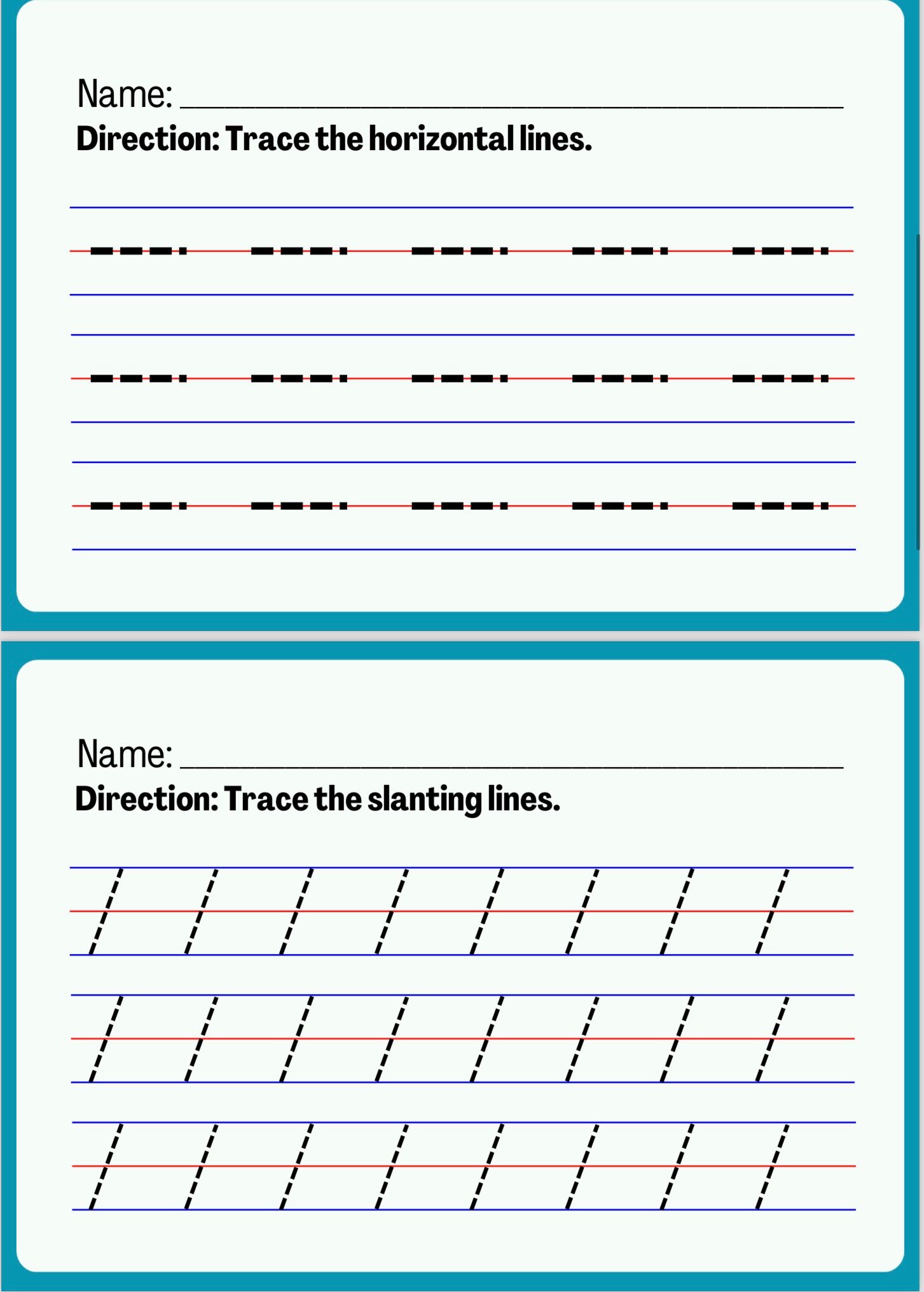 Tracing Lines Worksheets Free And Easy To Print Tracing Lines
