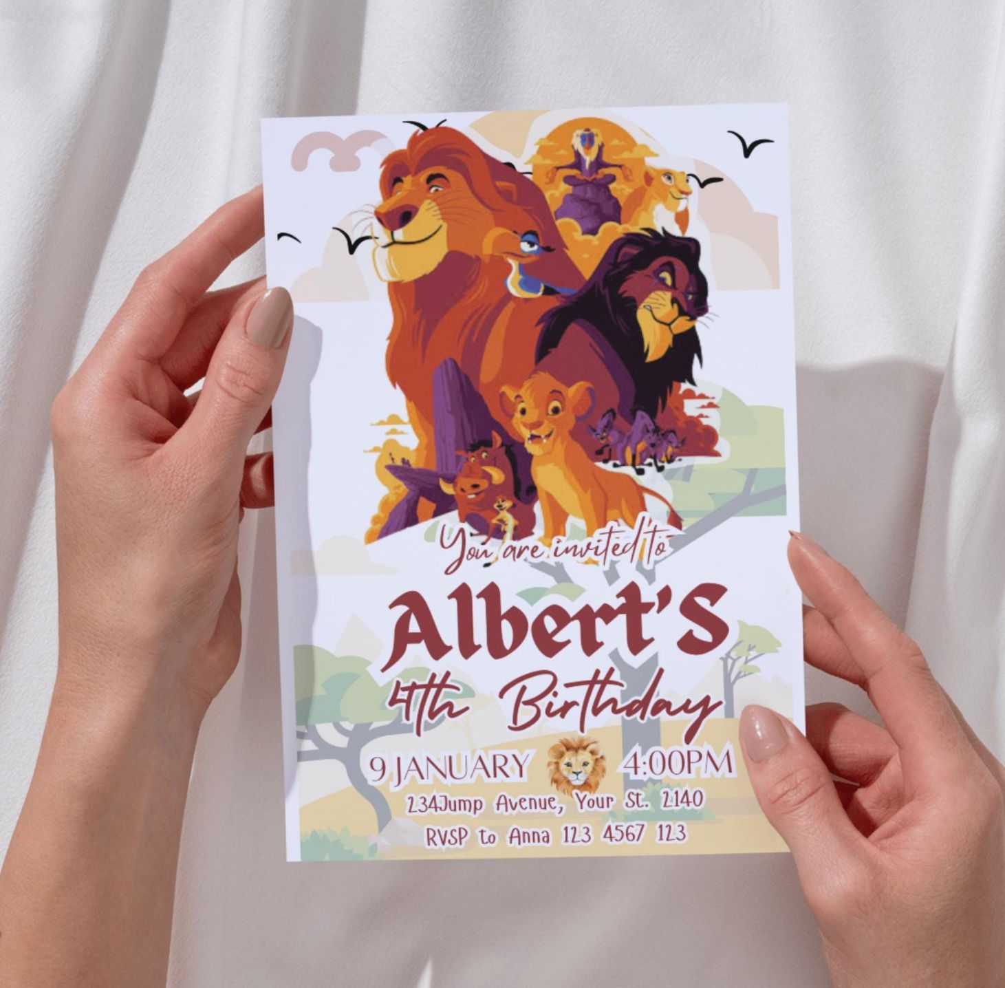 Lion King Birthday Party Invitations GRATIS] Invitation The Lion King