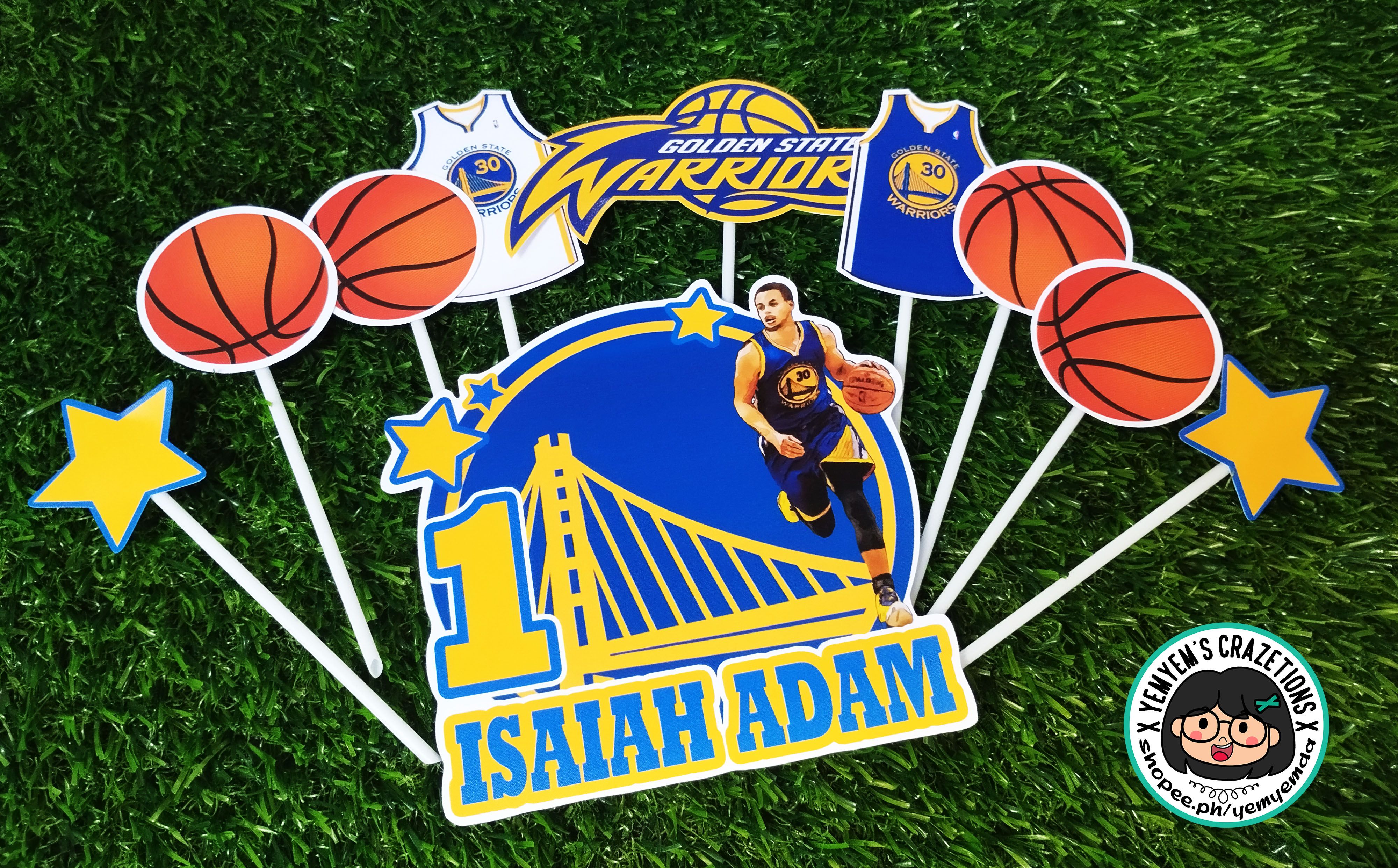 Golden State Warriors Cupcake Toppers Golden State Warriors Bundle Svg