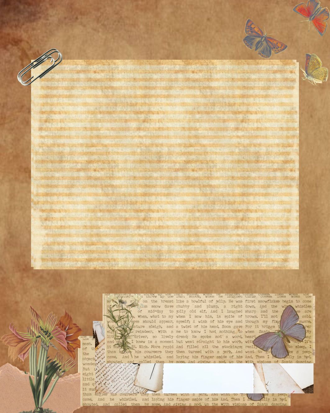 Old Vintage Paper Templates Old Vintage Paper And Texture Overlays