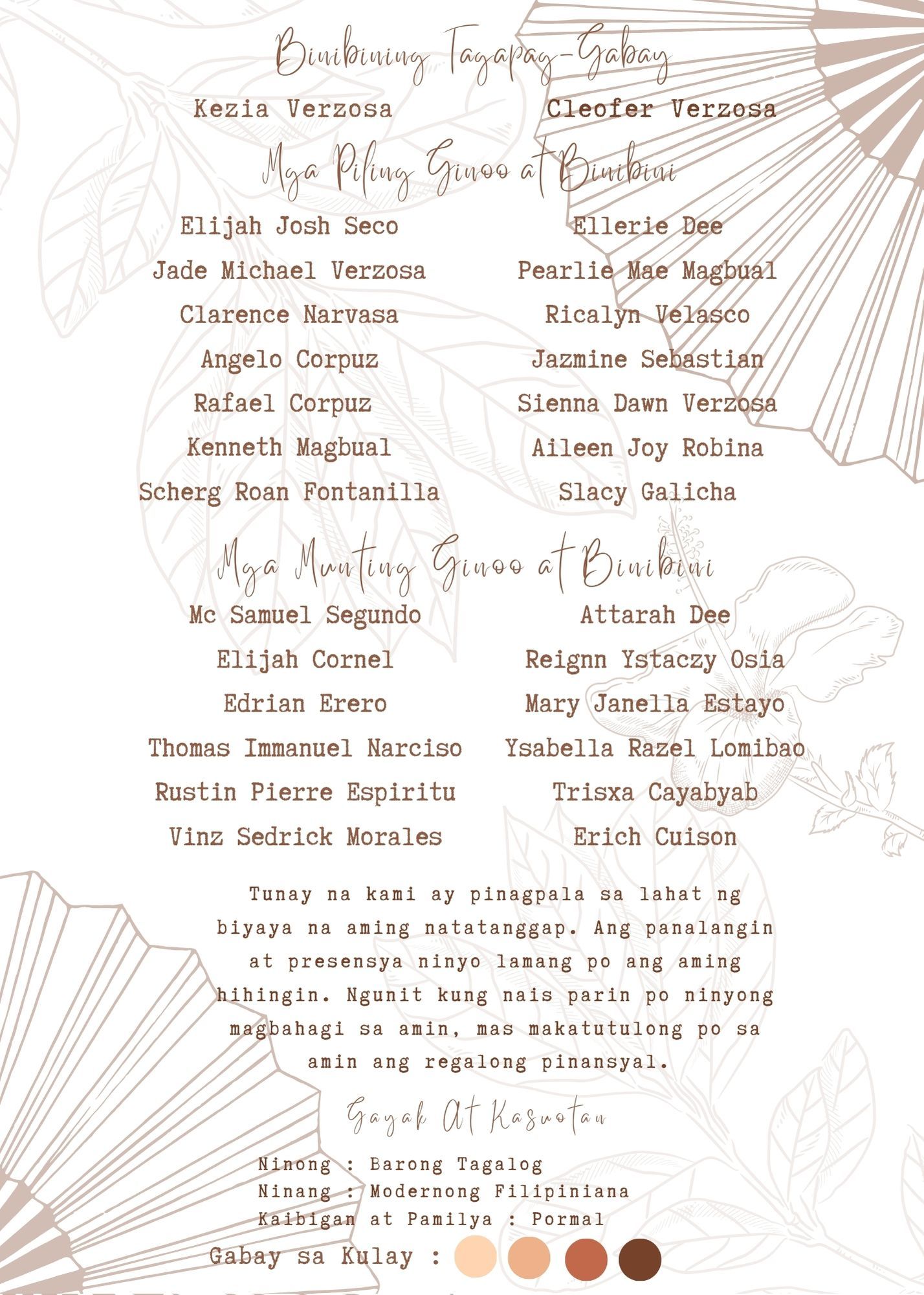 Filipino Wedding Invitation Sample In Order Invitation For Clearance