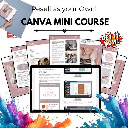 Design Like a Pro: The Ultimate Canva Course | MRR & PLR 🌷 by ms ...