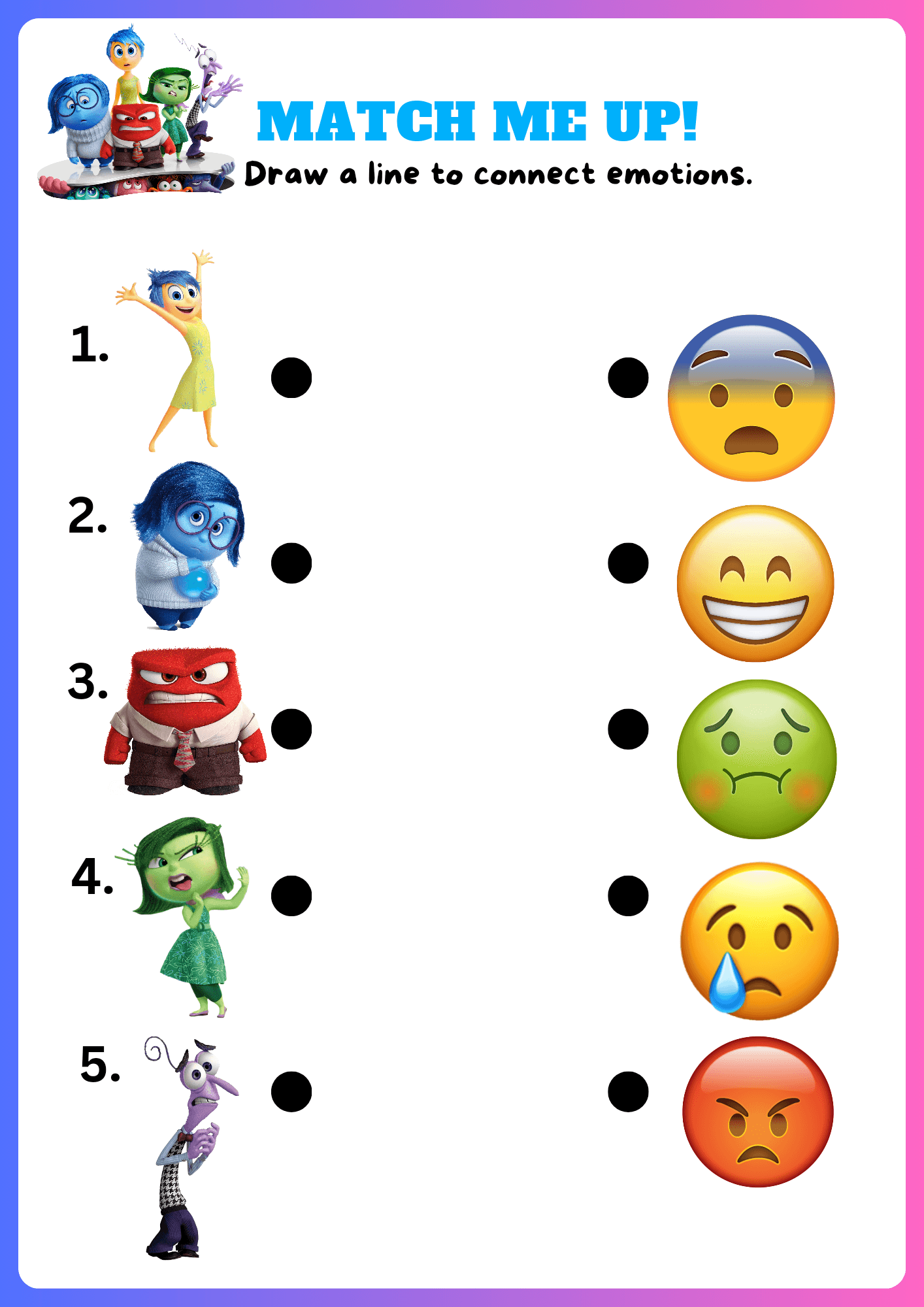 Inside Out Activities