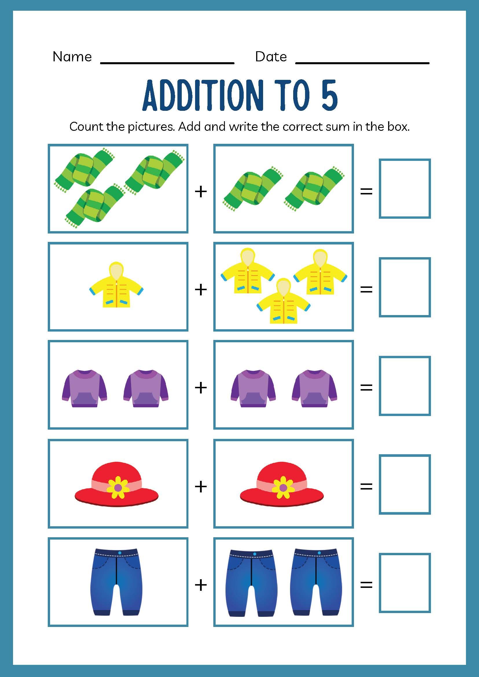 Adding Math Worksheets For Kindergarten Easter Kindergarten Addition