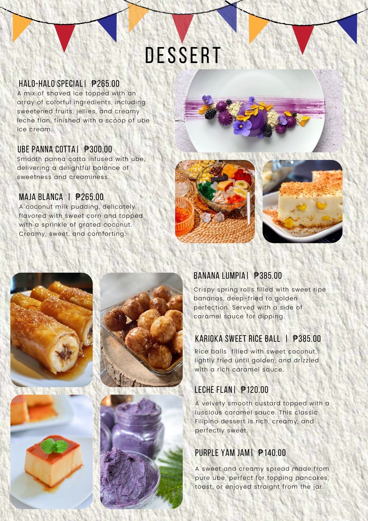 Filipino Desserts Menu Filipino Christmas Desserts Filipino Recipes