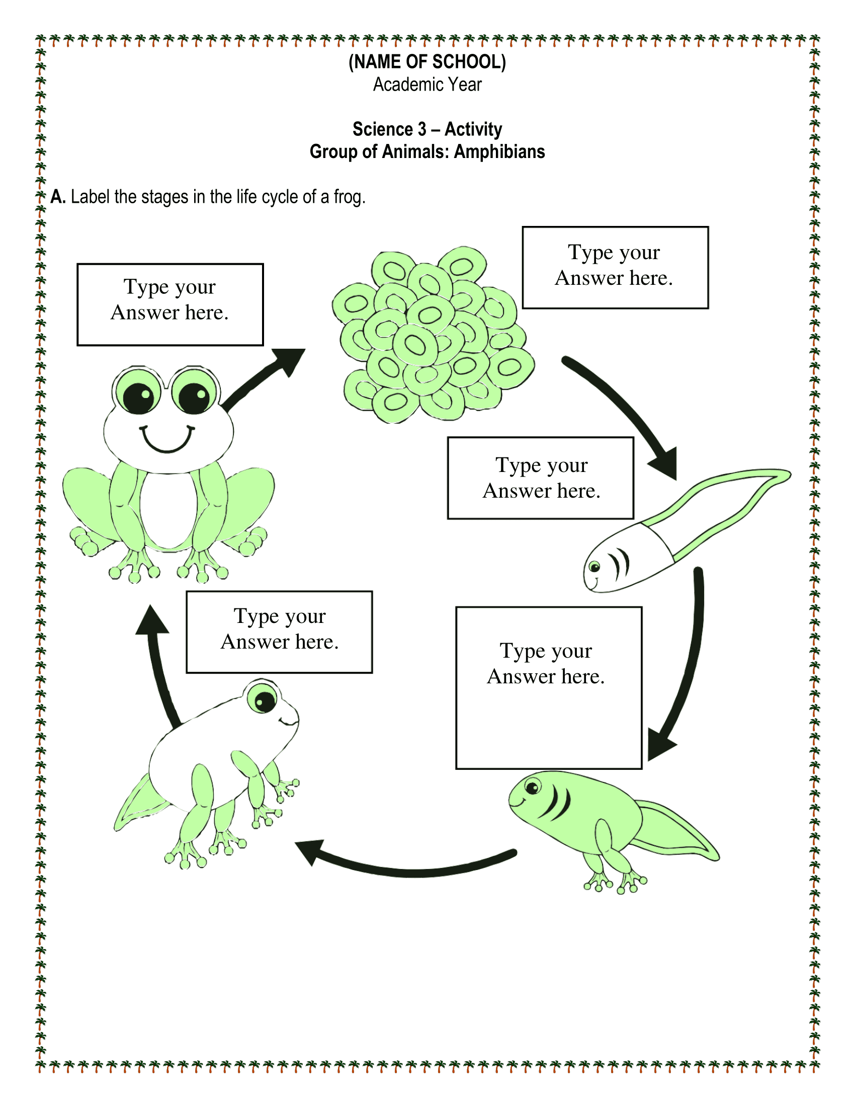 Frog Life Cycle Lesson Plan 3rd Grade