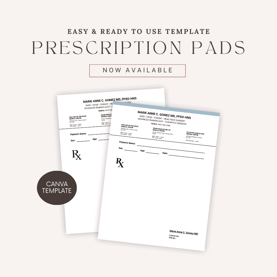 Pretend Prescription Pad