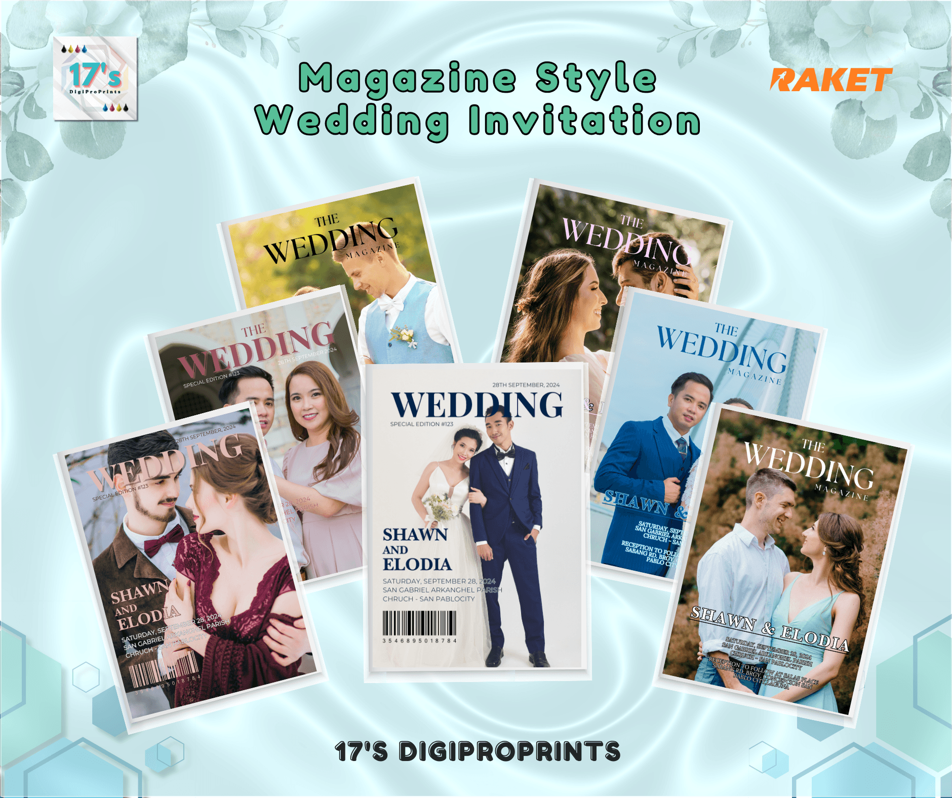 Magazine Invitation Templates