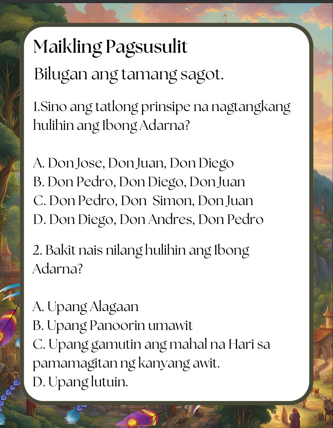 Maikling Alamat Mga Maikling Alamat Sa Pilipinas