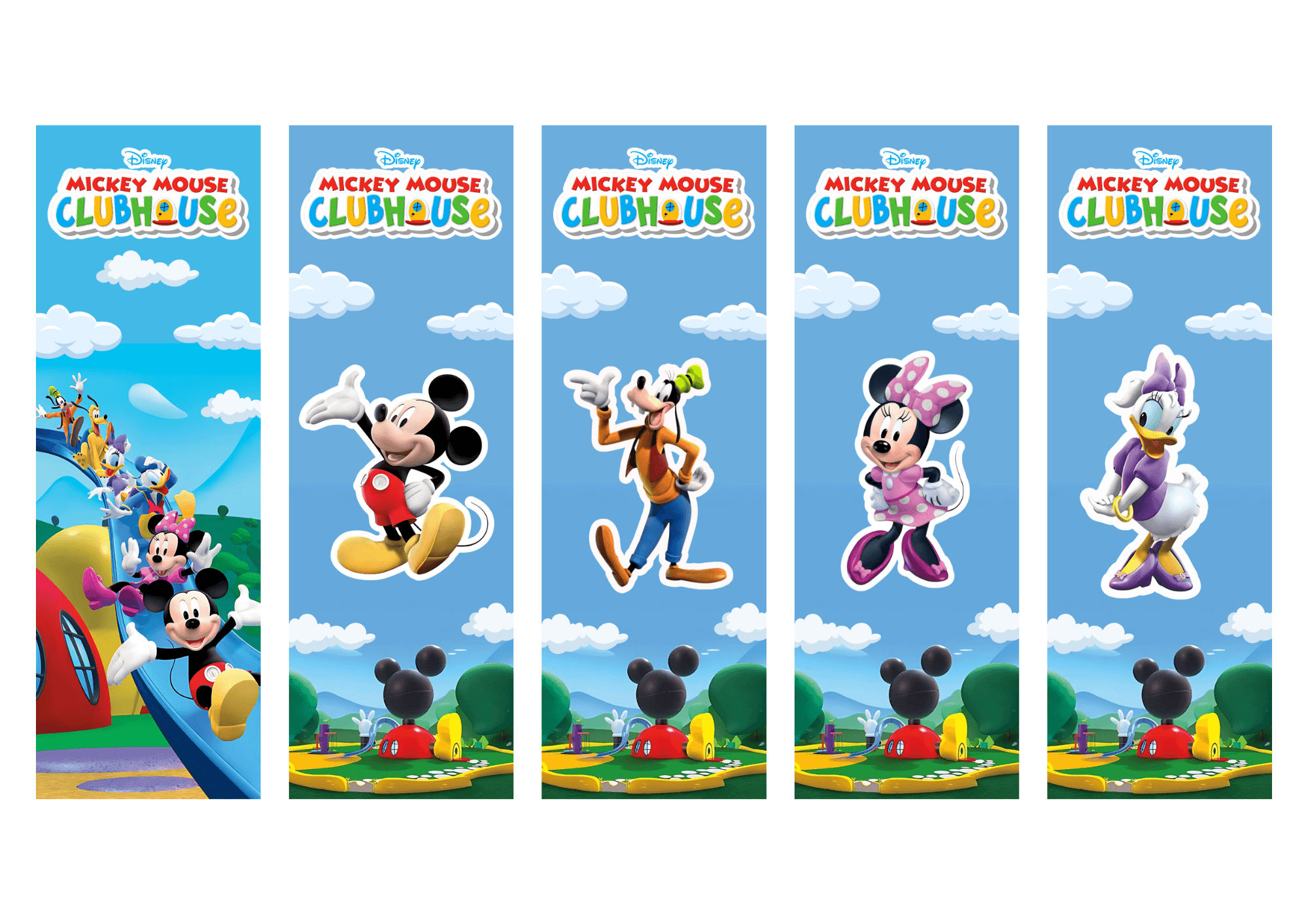 Mickey Mouse Printable Bookmarks