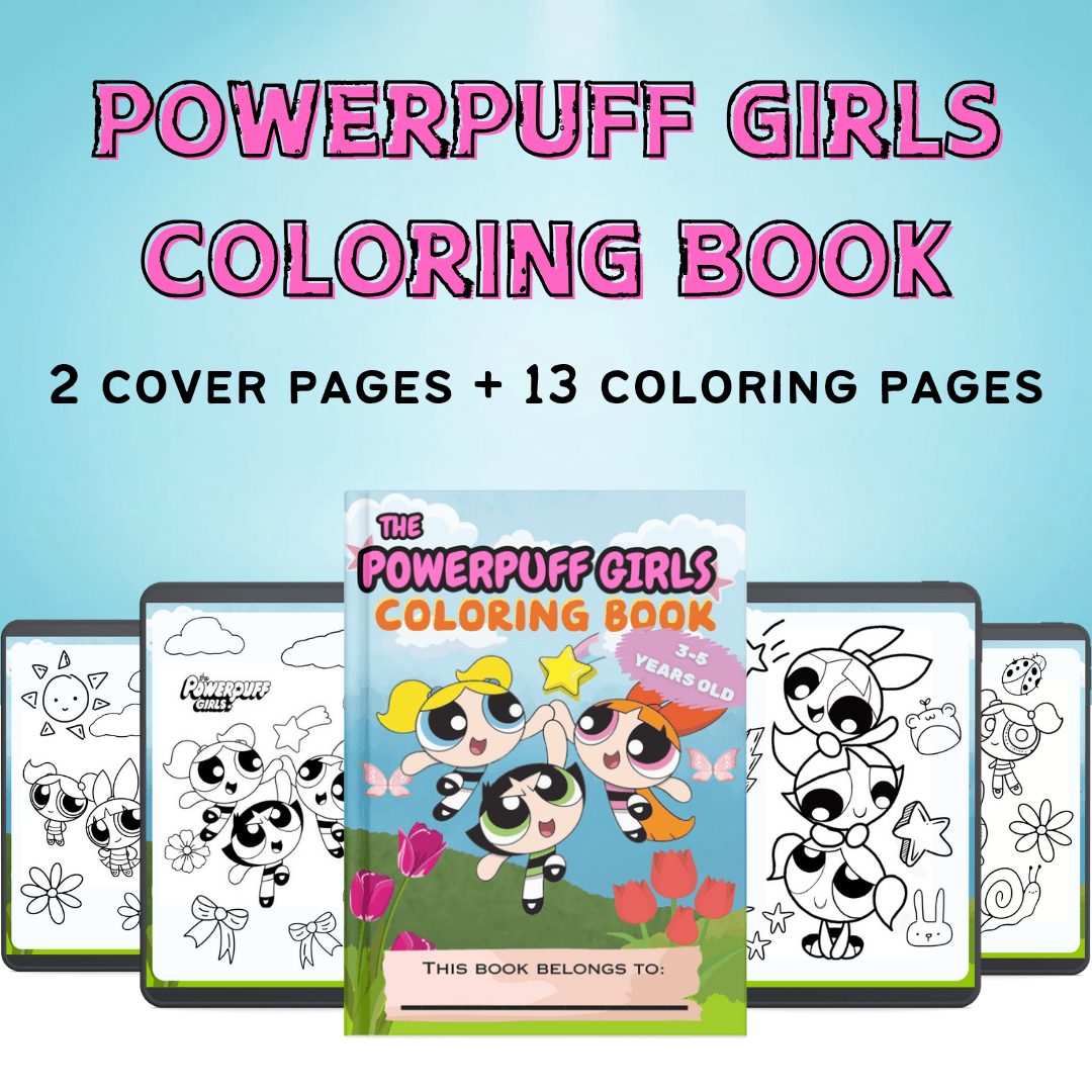 powerpuff girls coloring book pages