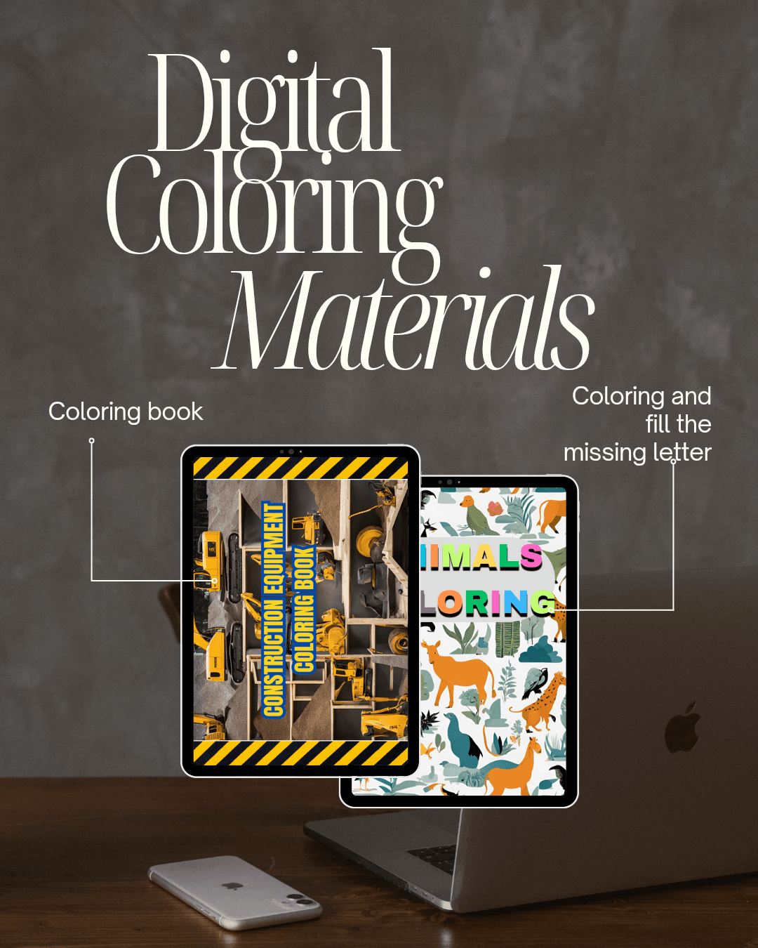 equipment coloring book