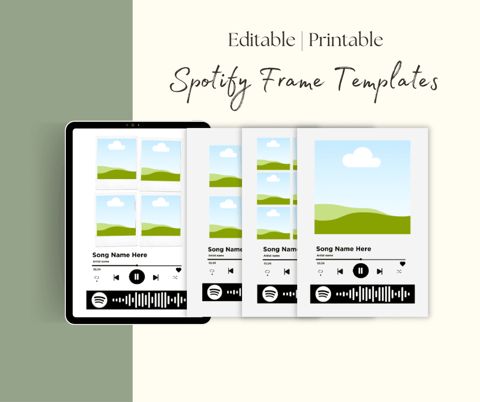 Spotify Photo Frame Template Psd Free - Infoupdate.org
