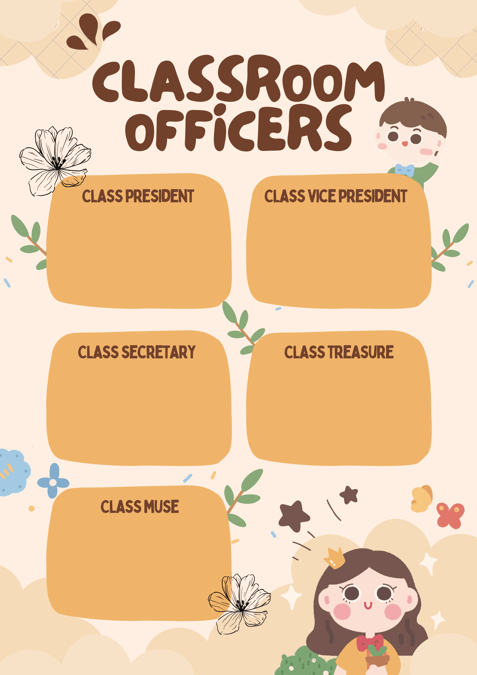 Class Officers Design