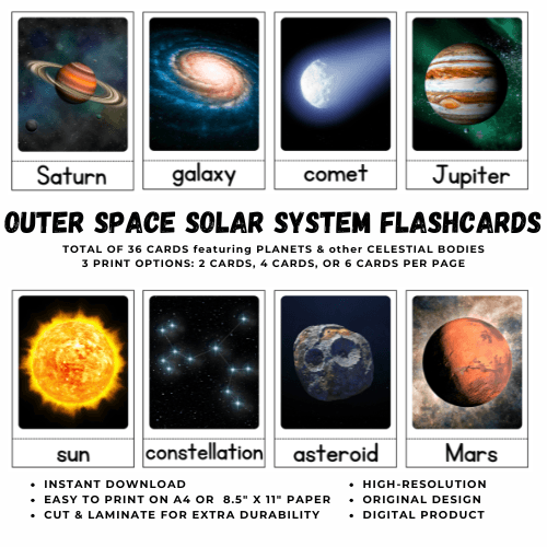 Printable Solar System Clementine