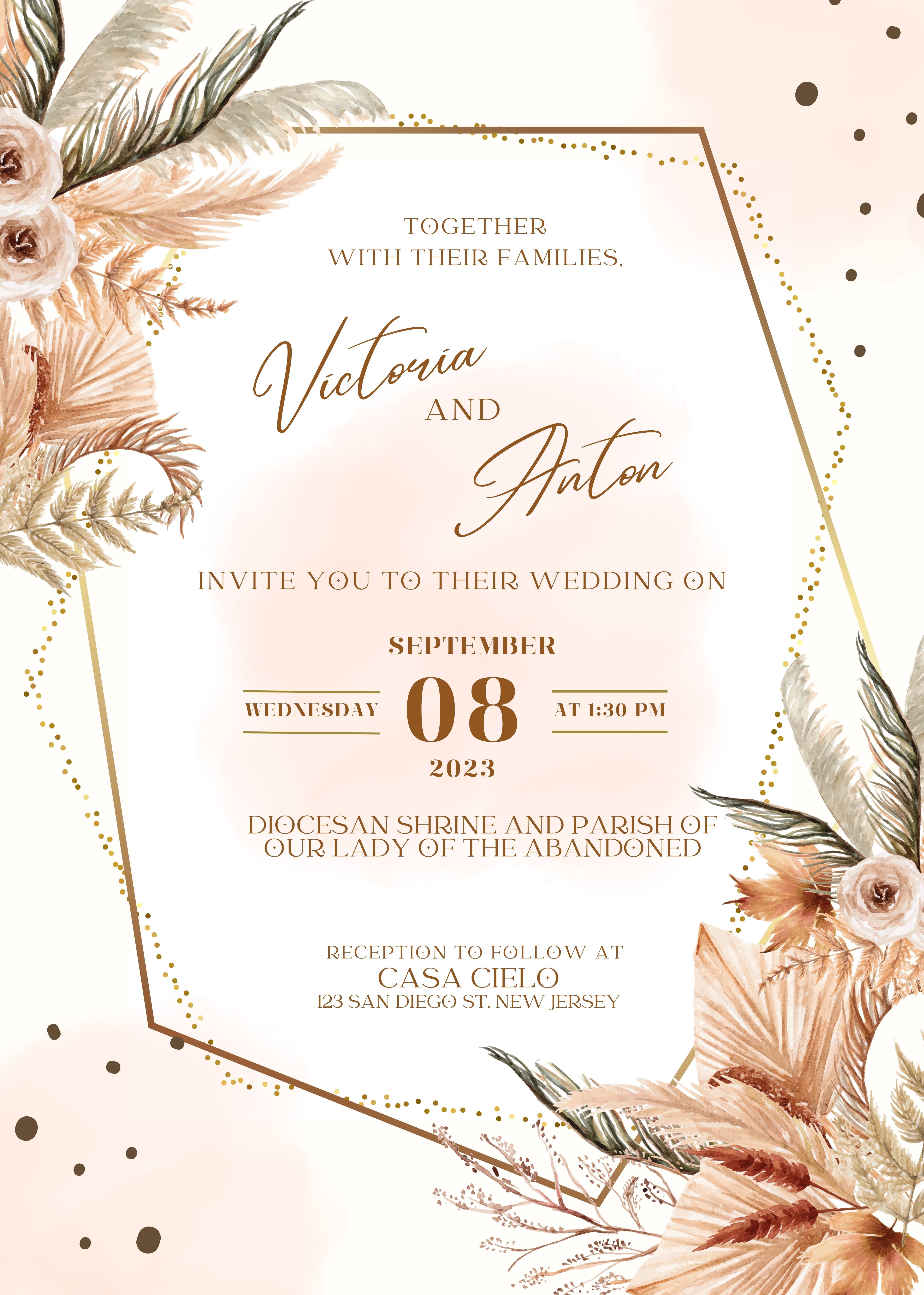 Rustic Wedding Invitations Philippines Rustic Wedding Invitation, Red