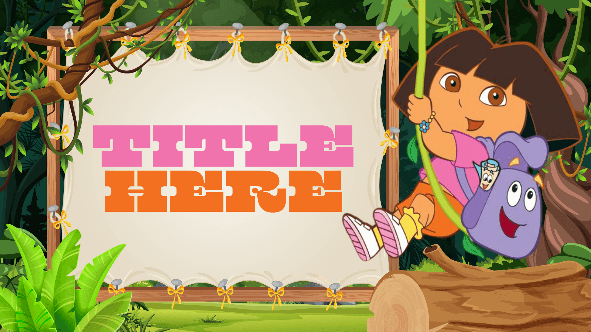 Dora Invitations Templates