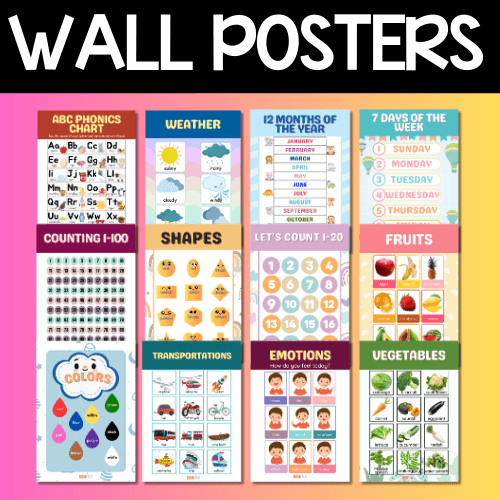 Printable Charts For Kindergarten