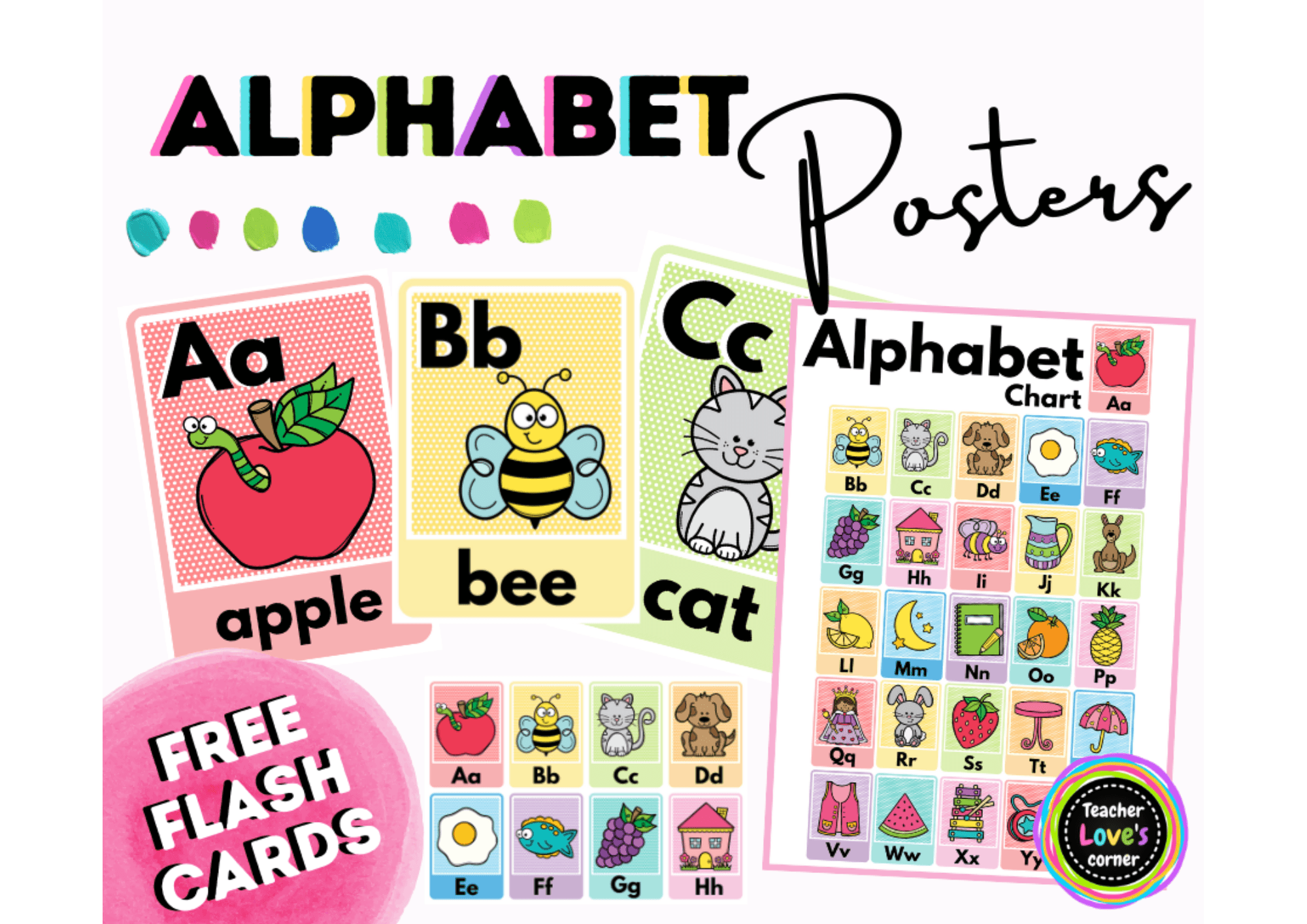 Alphabet Poster English Esl Worksheets For Distance
