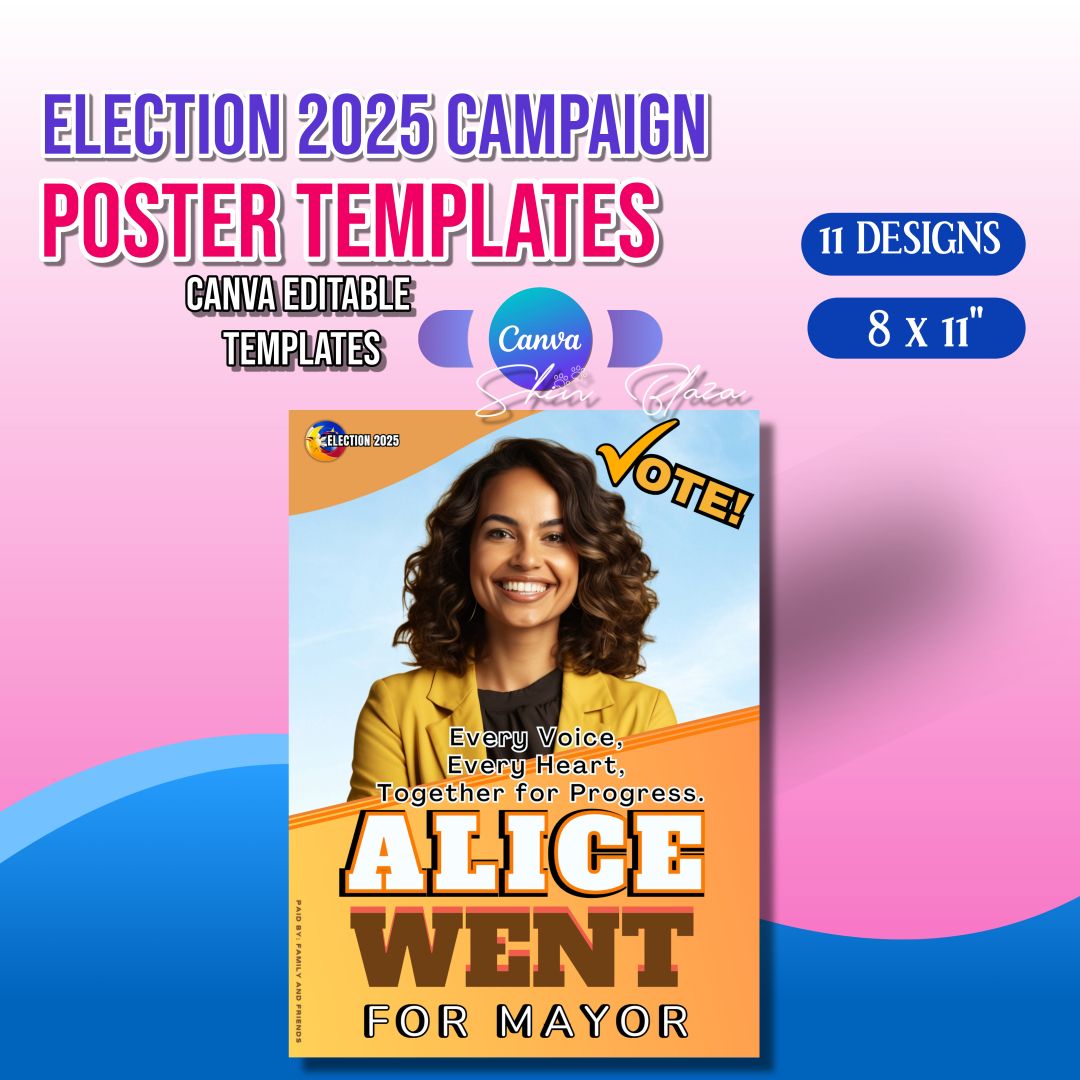 Free Printable Campaign Poster Templates To Customize Canva