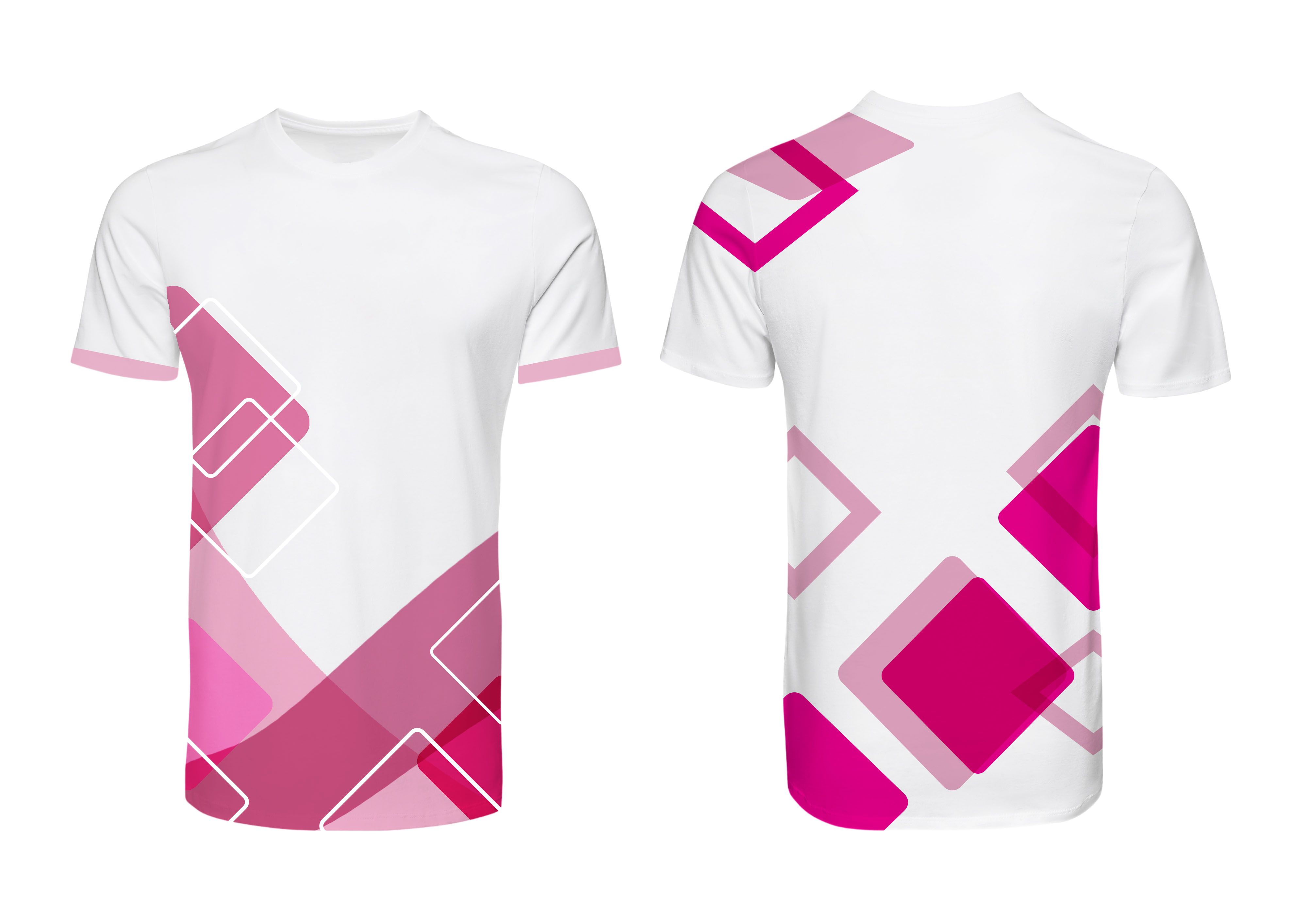 Pink T Shirt Template