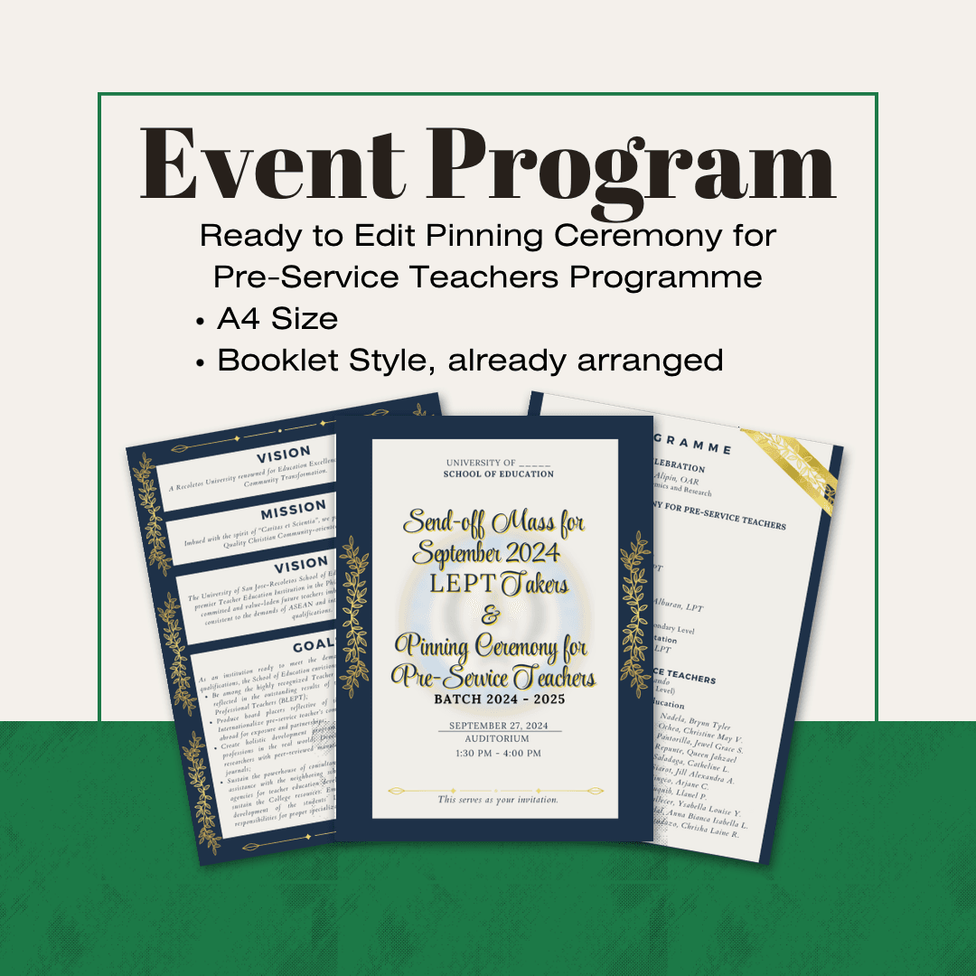Pinning Ceremony Invitation Template